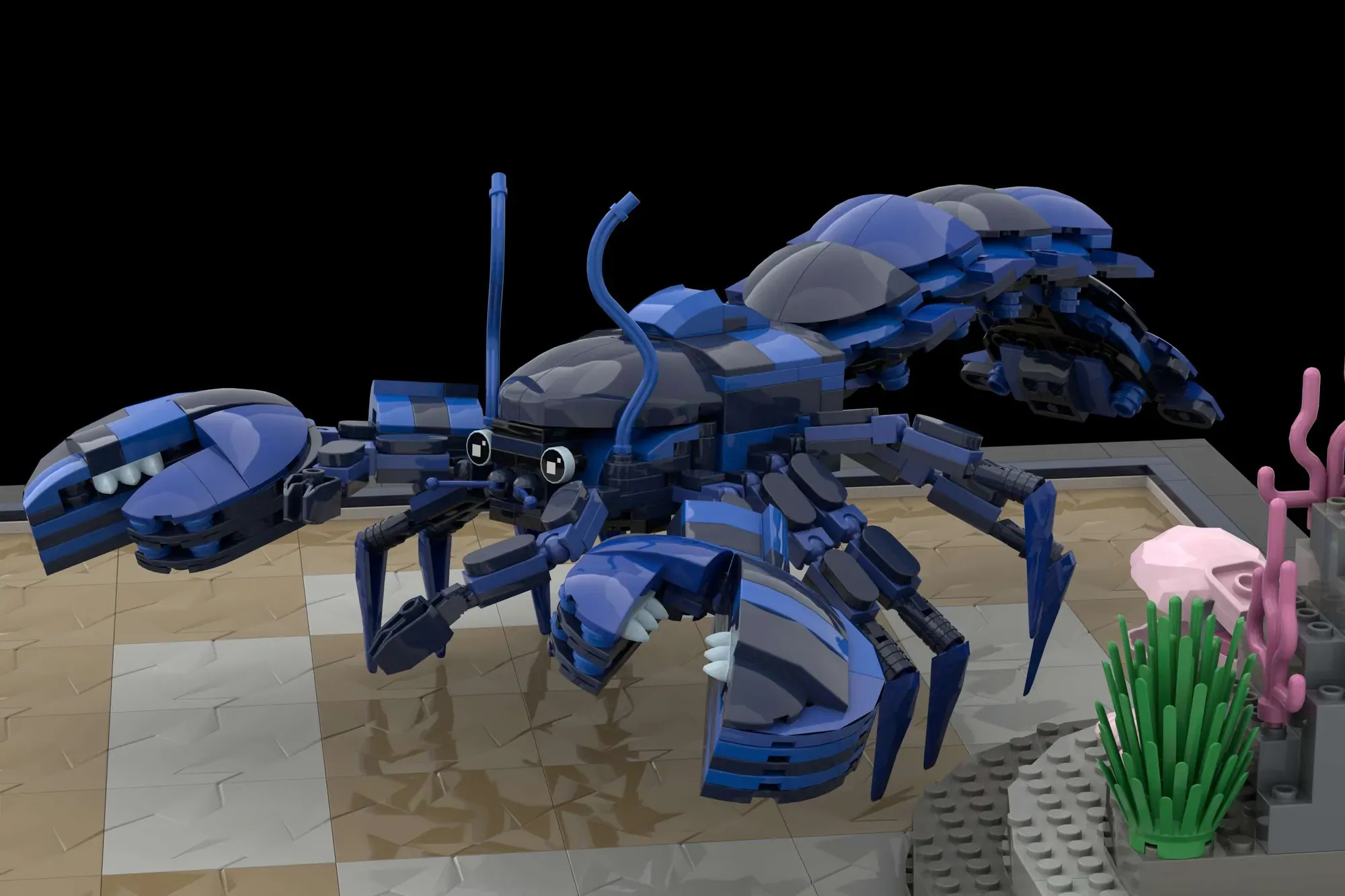 Cutie, the Blue Lobster | LEGO® Ideas