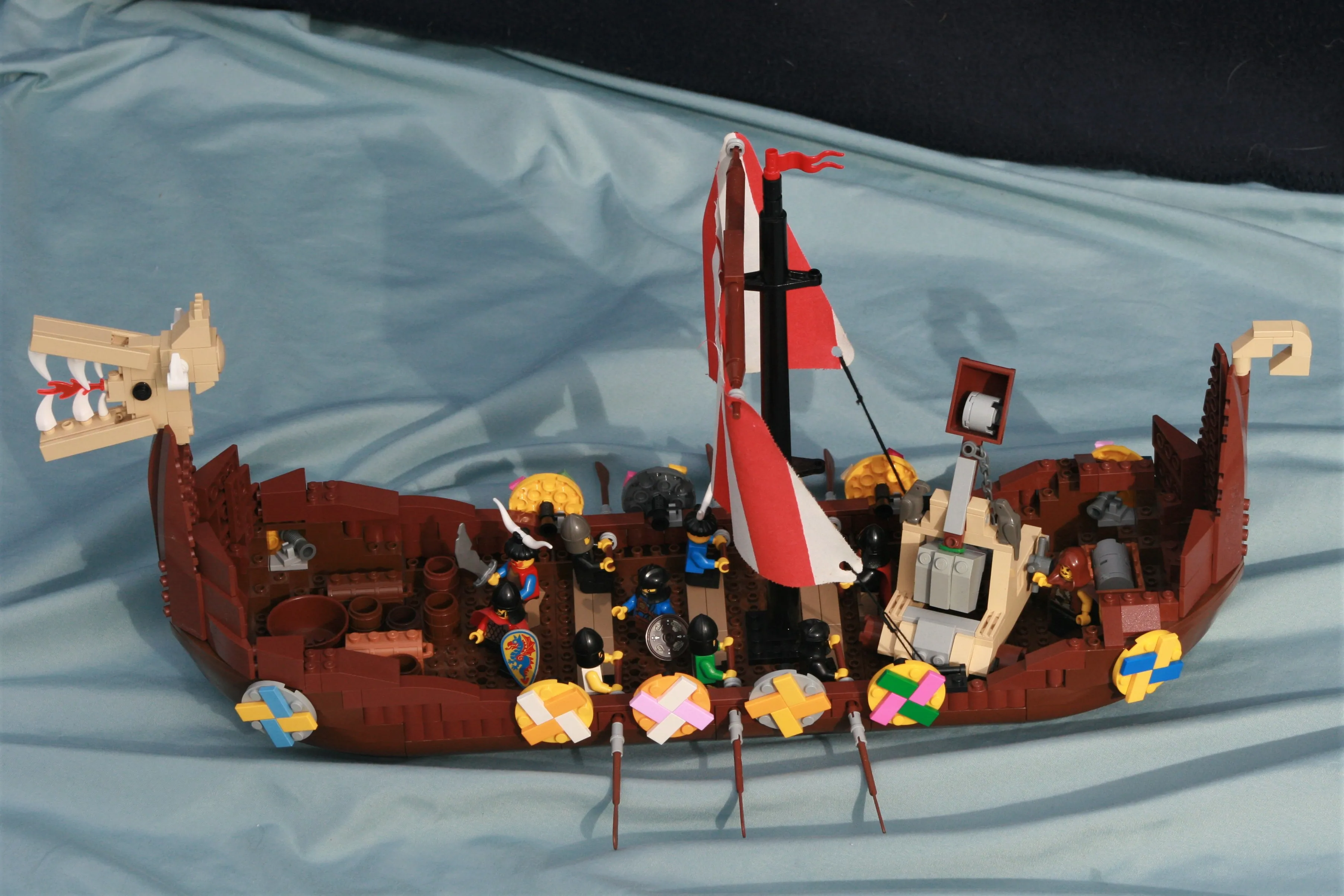 Viking Longship with Working Catapult | LEGO® Ideas