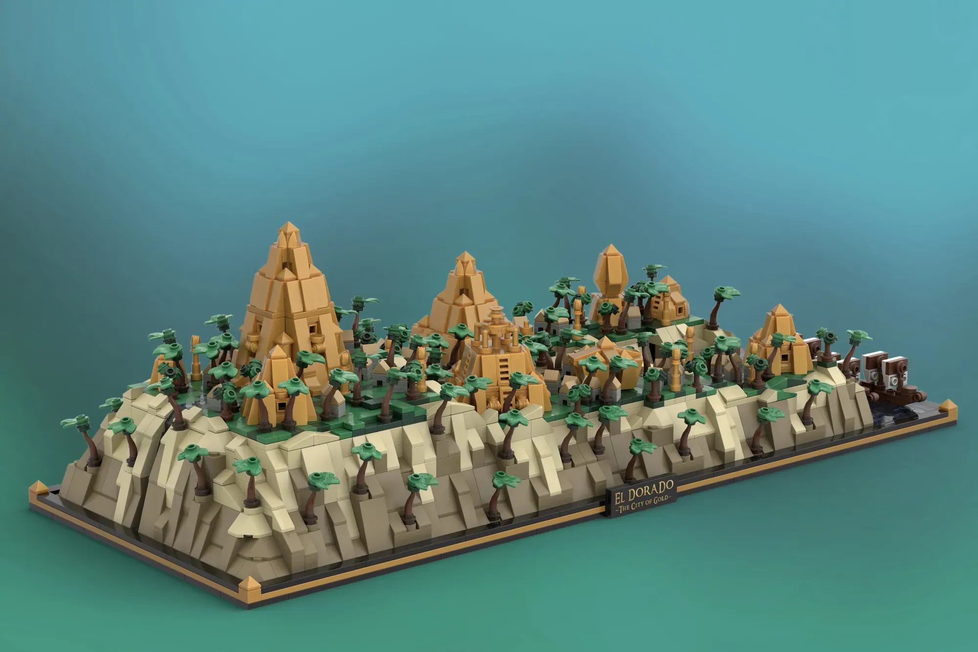 EL DORADO- The Legendary City of Gold- A Microscale Diorama | LEGO® Ideas