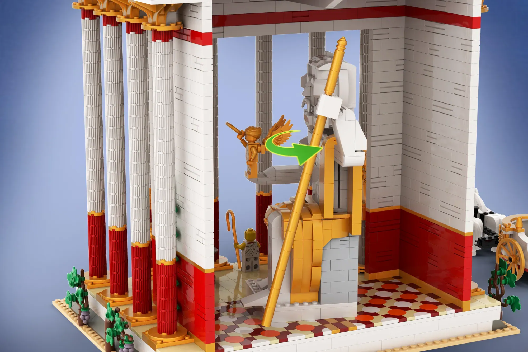 Roman Temple of Jupiter & Chariot | LEGO® Ideas