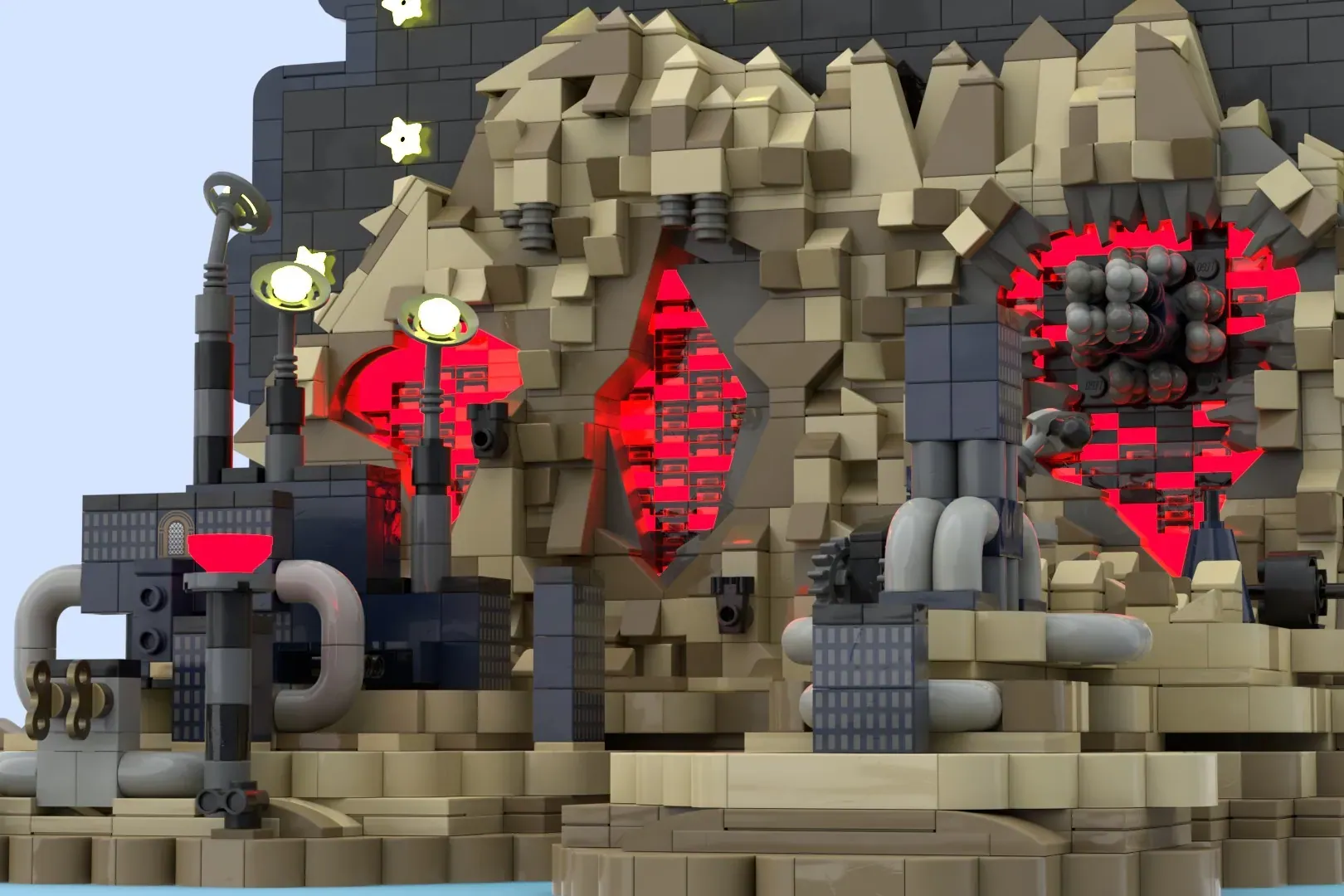 Beyond the Crimson Veil: The Discovery Began With a Glow. | LEGO® Ideas