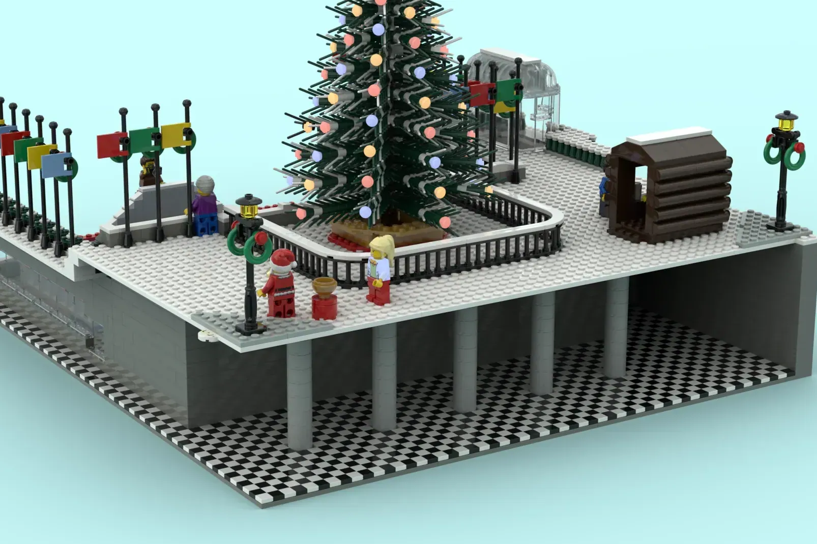 Christmas at Rockefeller Center | LEGO® Ideas