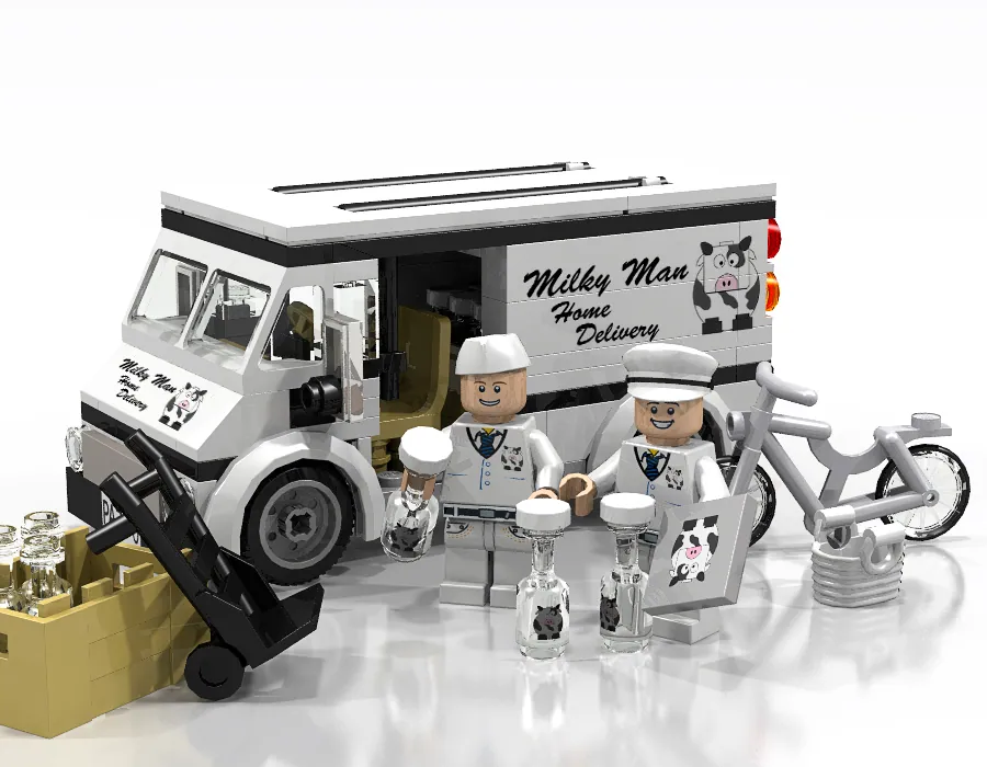 Lego Milkman - Home Delivery | LEGO® Ideas
