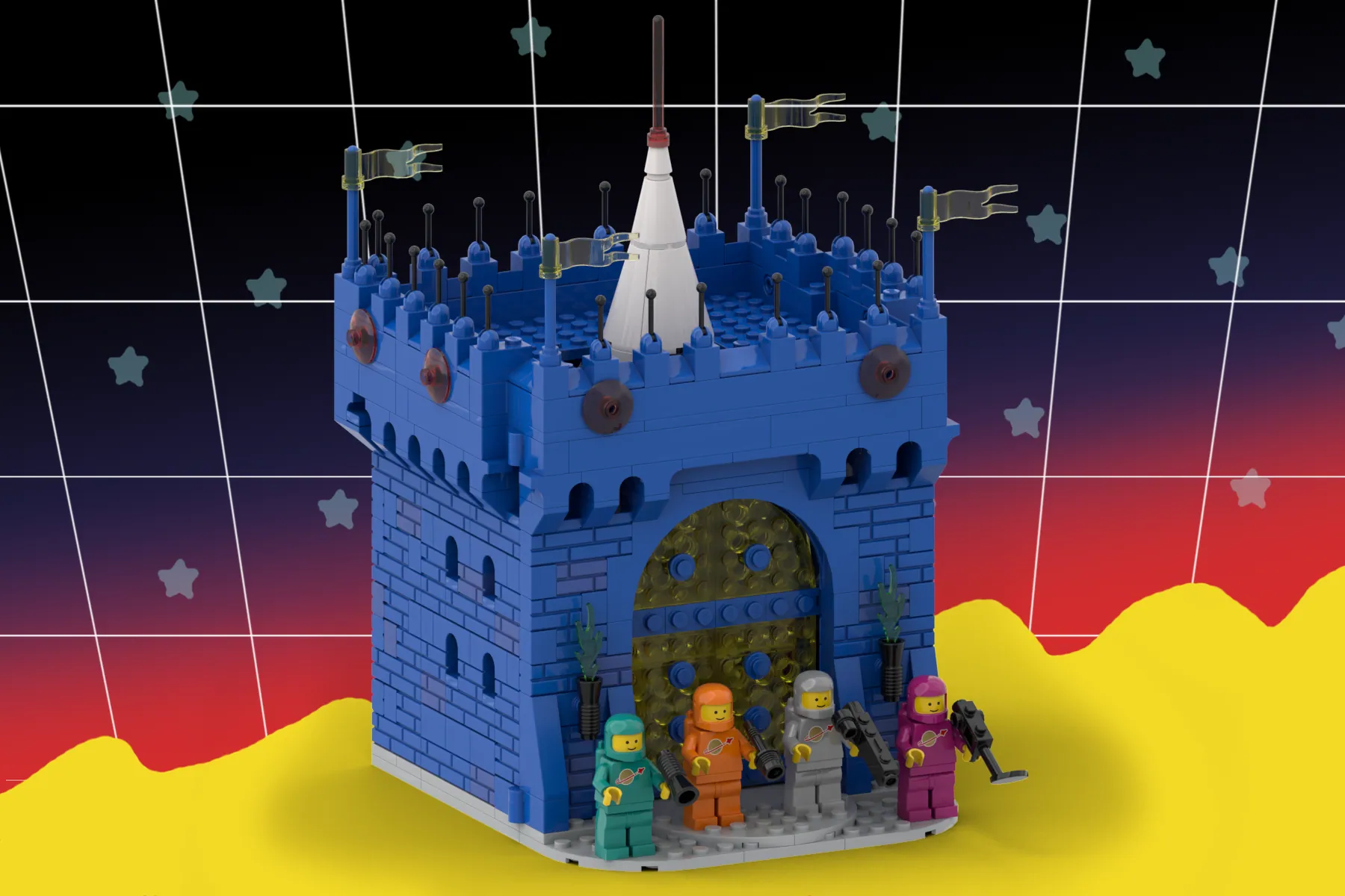 Classic Space Castle | LEGO® Ideas