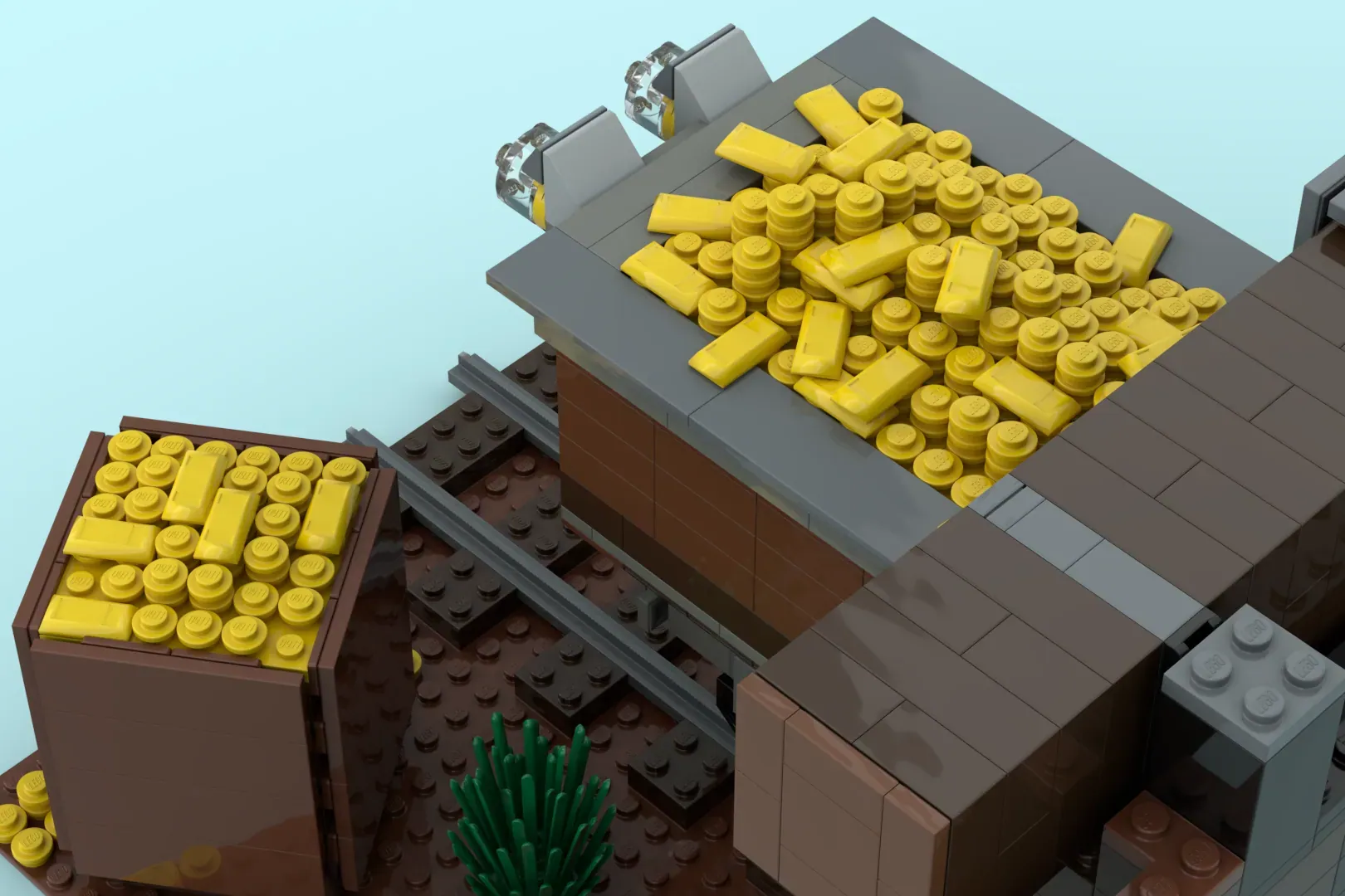 Desert Gold Minecart | LEGO® Ideas