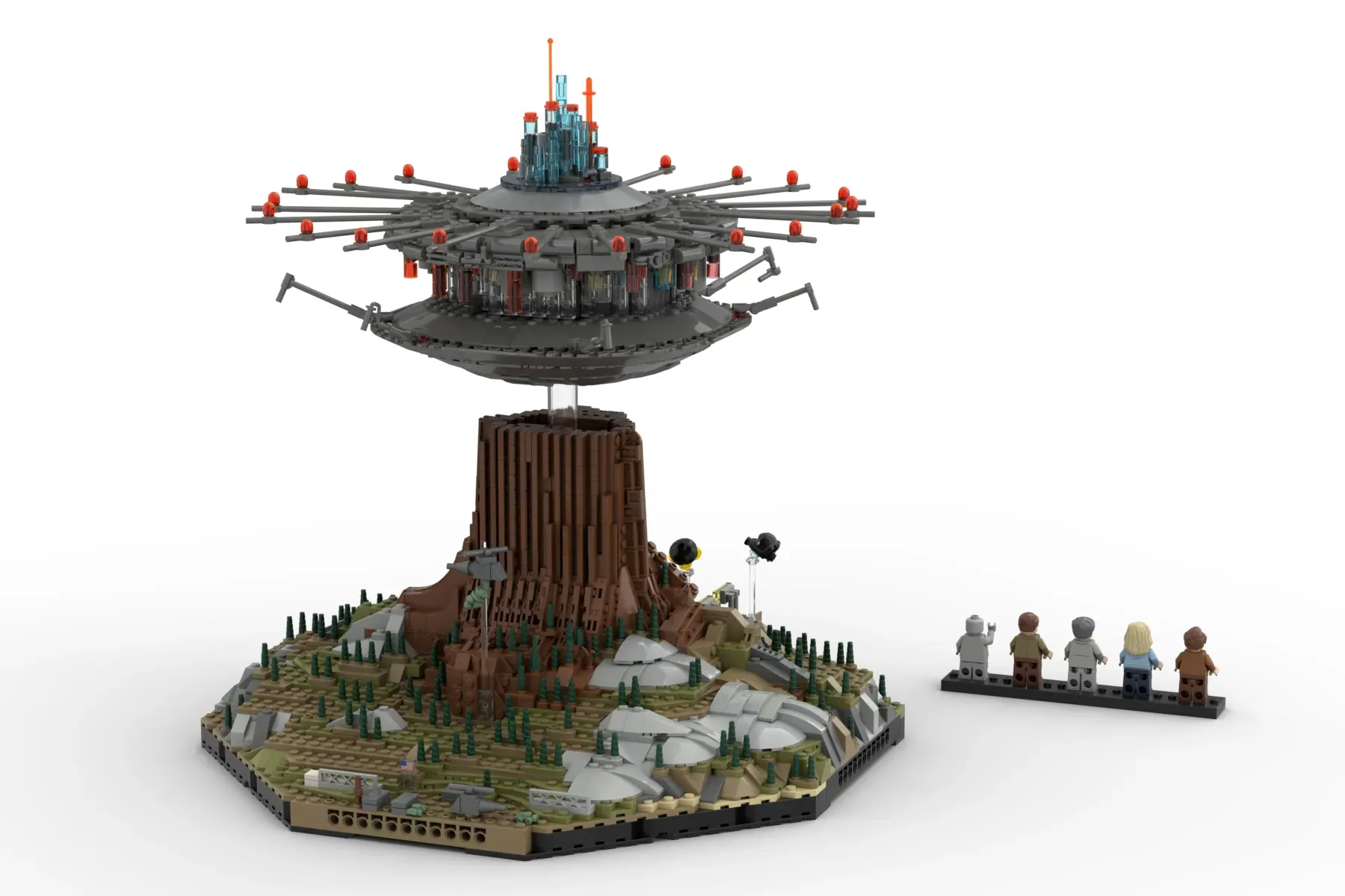Devils Tower From Close Encounters of the Third Kind | LEGO® Ideas