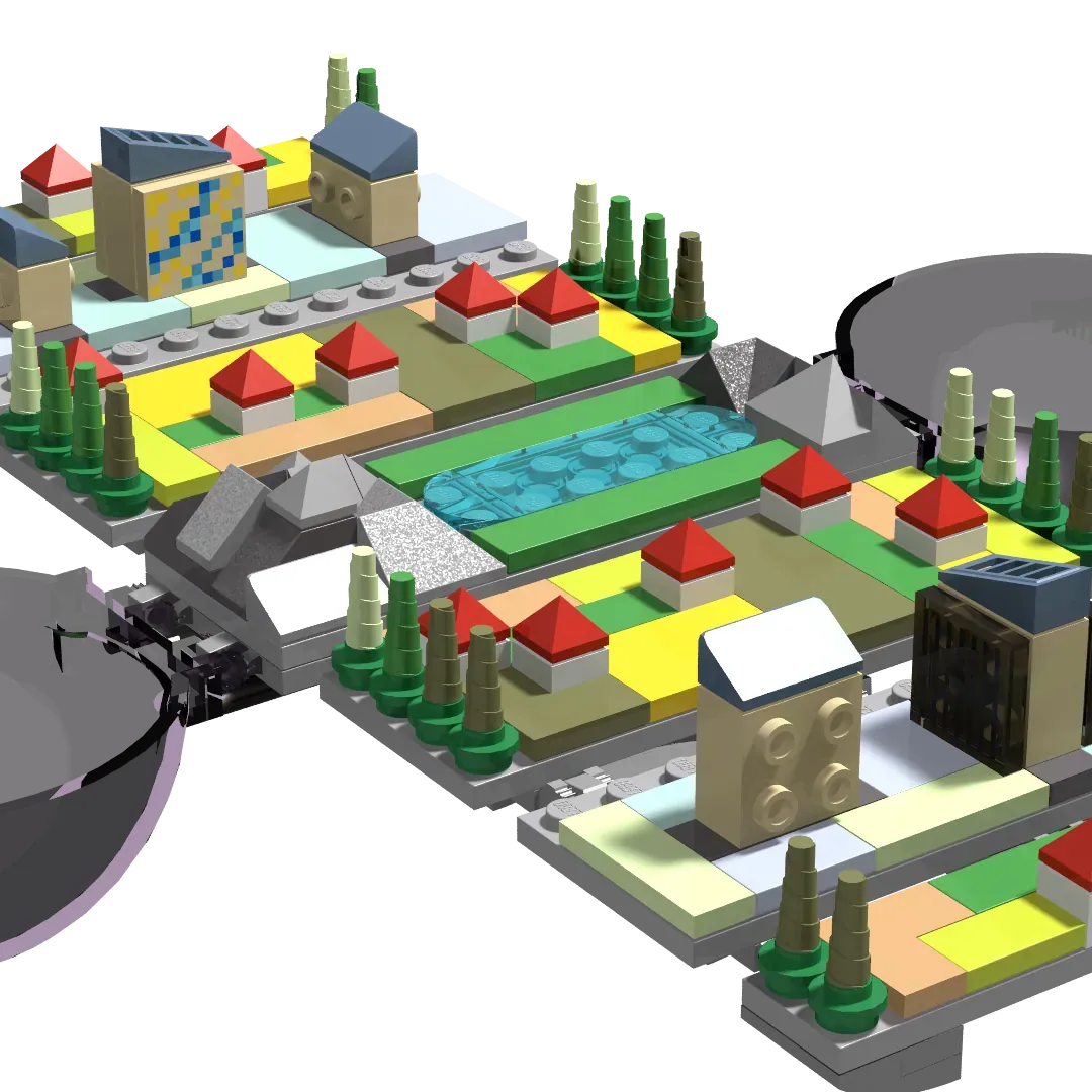VEHICLE: The Space Colony Cylinder | LEGO® Ideas