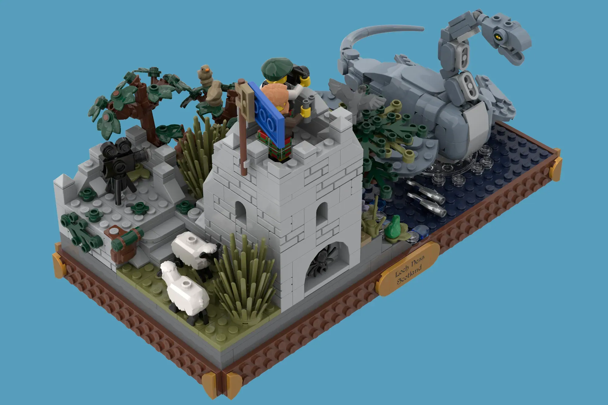 Nessie – A Loch Ness Diorama | LEGO® Ideas