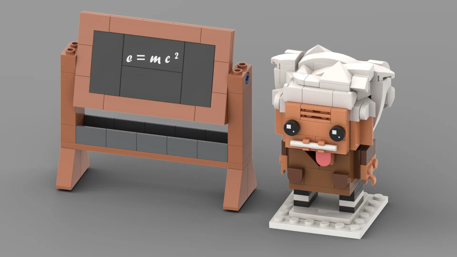 Albert Einstein Brickhead | LEGO® Ideas