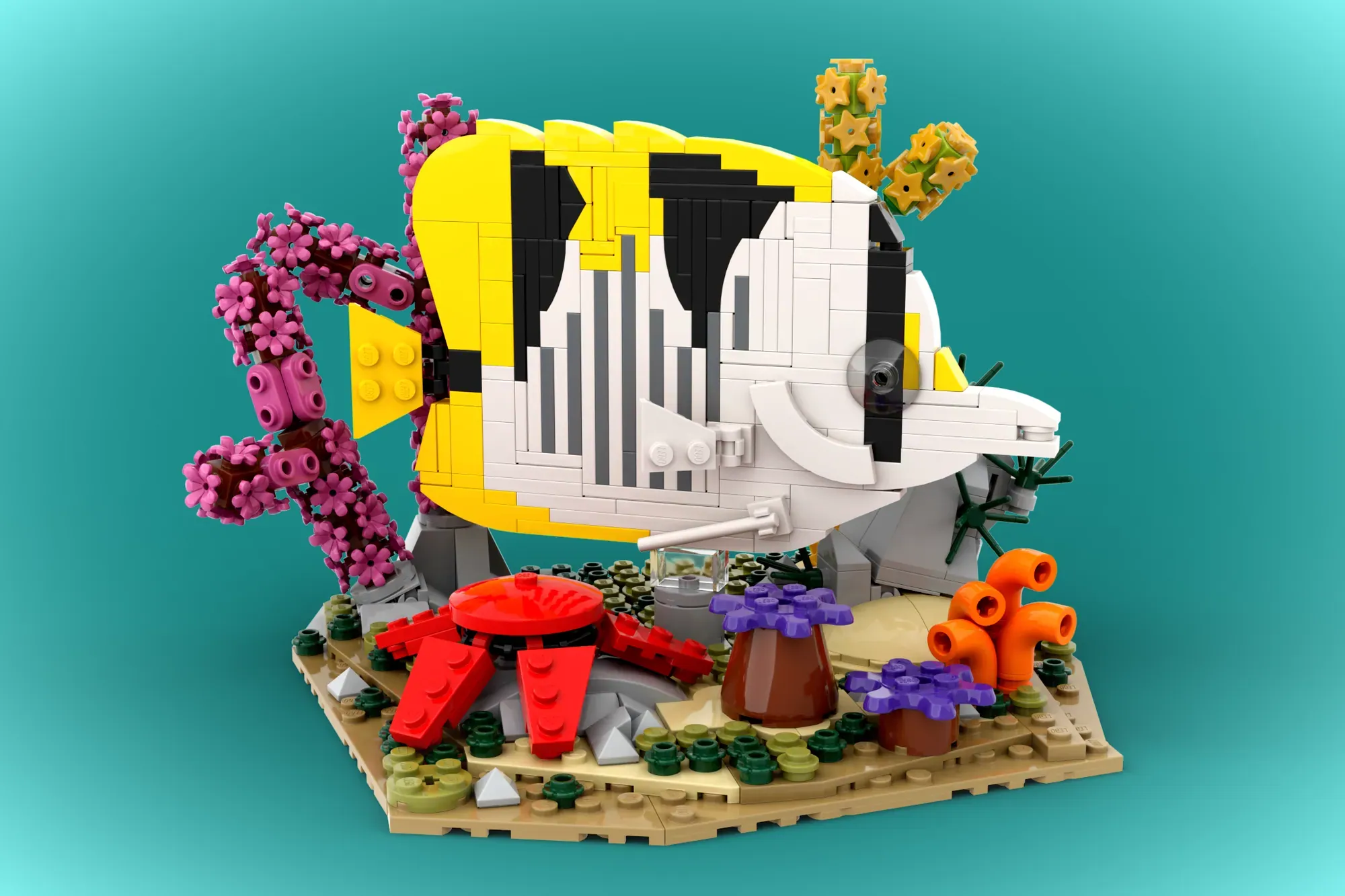 Blackwedged Butterflyfish | LEGO® Ideas