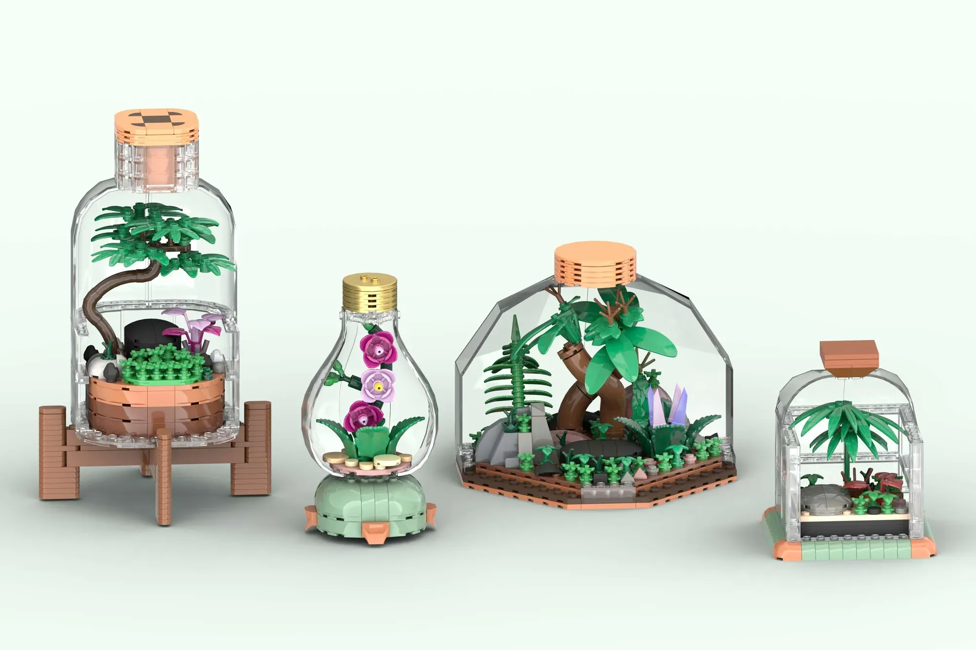 Terrarium Collection - Miniature Ecosystems | LEGO® Ideas