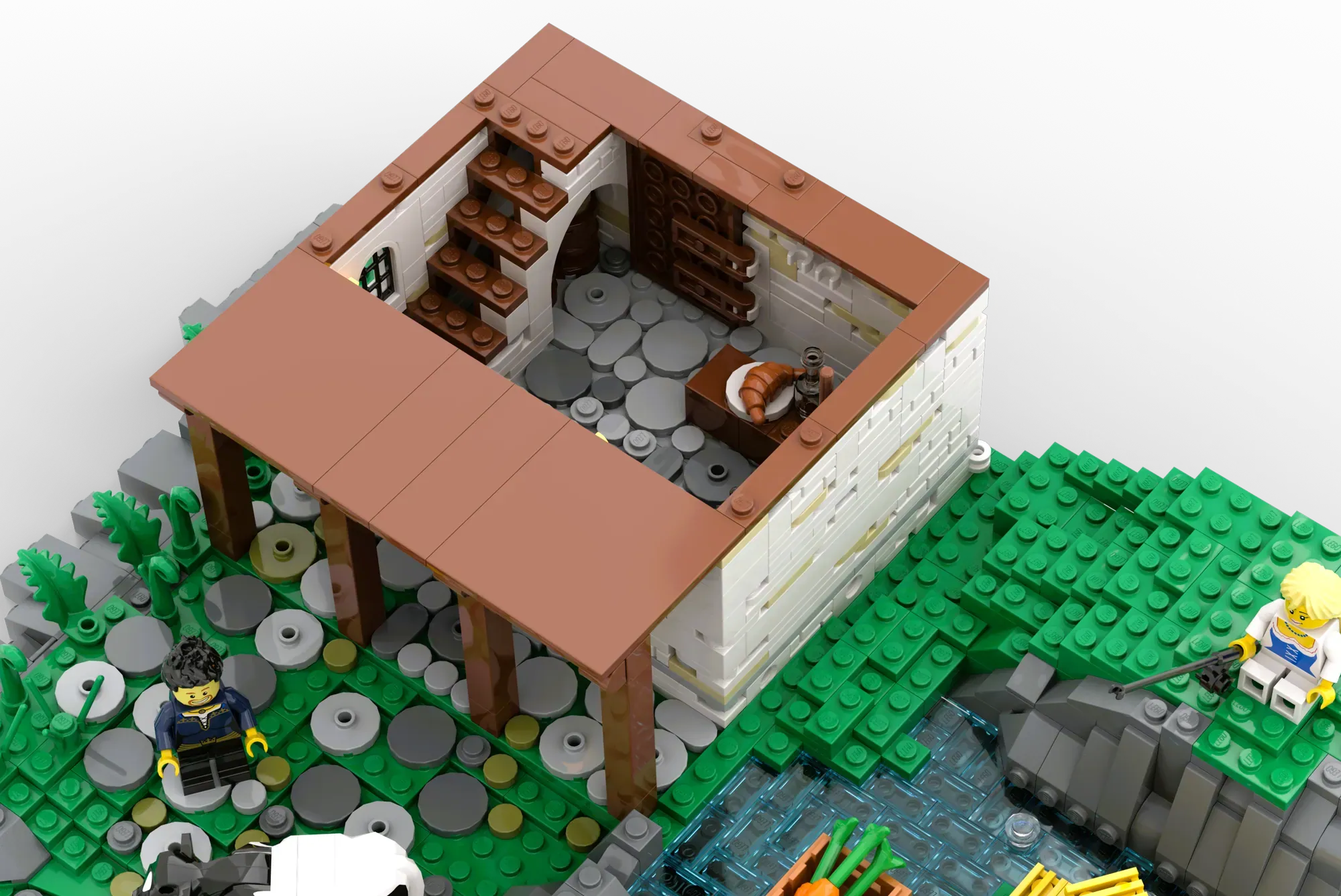 Medieval Farm on the River | LEGO® Ideas