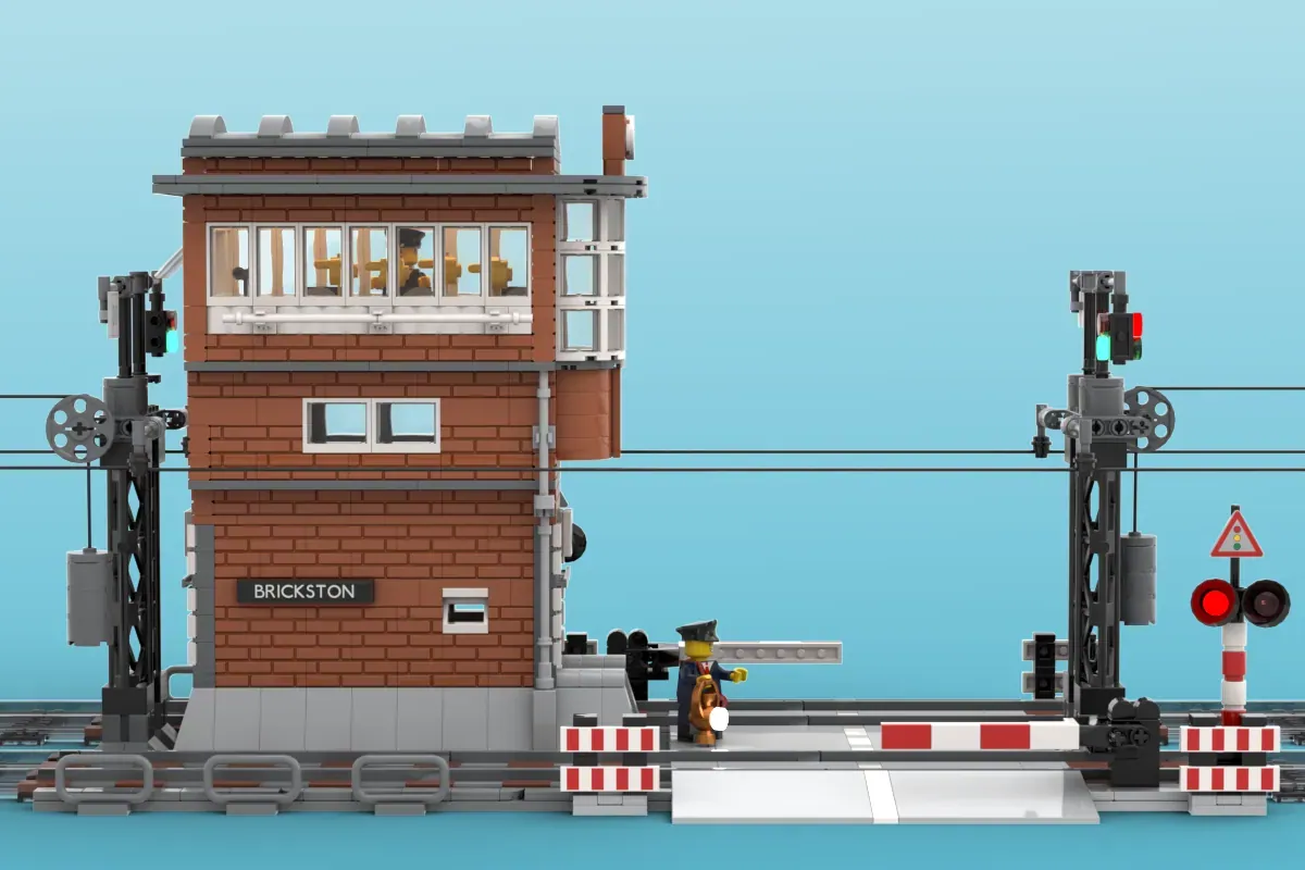Signal Box / Switch Tower With Crossroad | LEGO® Ideas