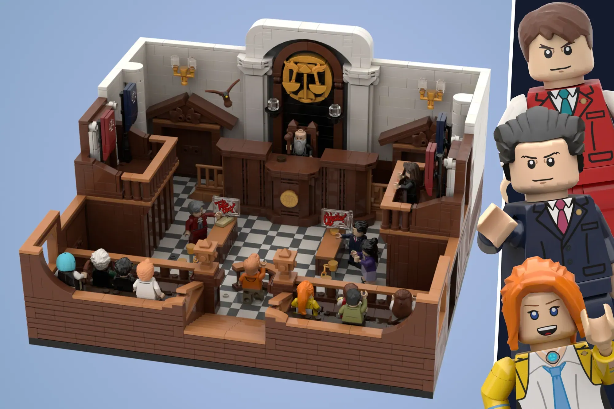 Apollo Justice: Ace Attorney Trilogy Courthouse | LEGO® Ideas