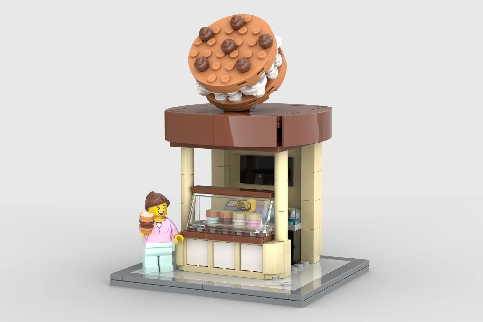 Ice Cream Cookie Sandwich Stand | LEGO® Ideas