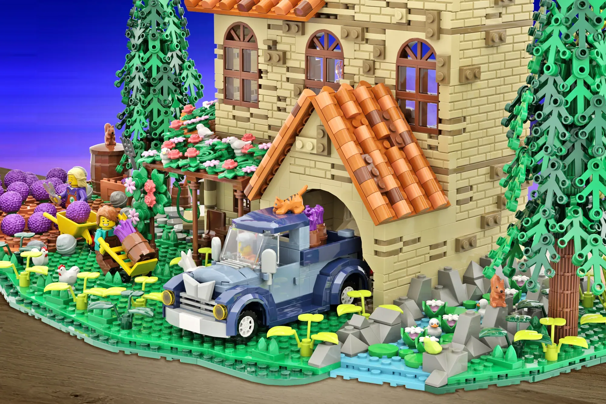 Lavender Fields Villa | LEGO® Ideas