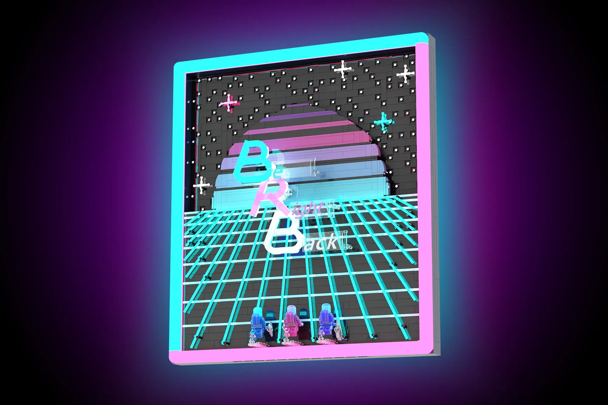 Retro Space BRB Sign | LEGO® Ideas