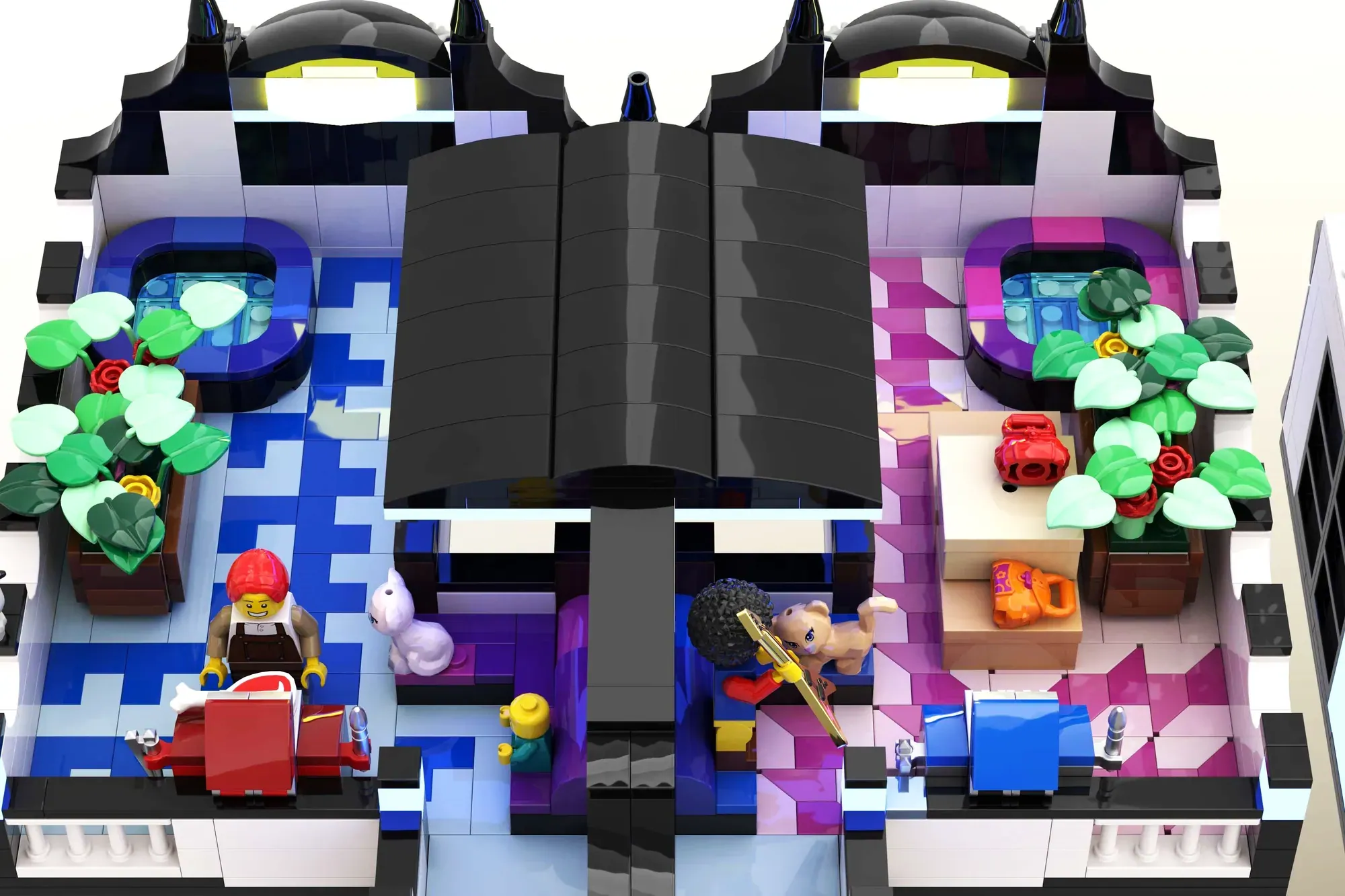 Modular: Duplex With Auto Dealer | LEGO® Ideas