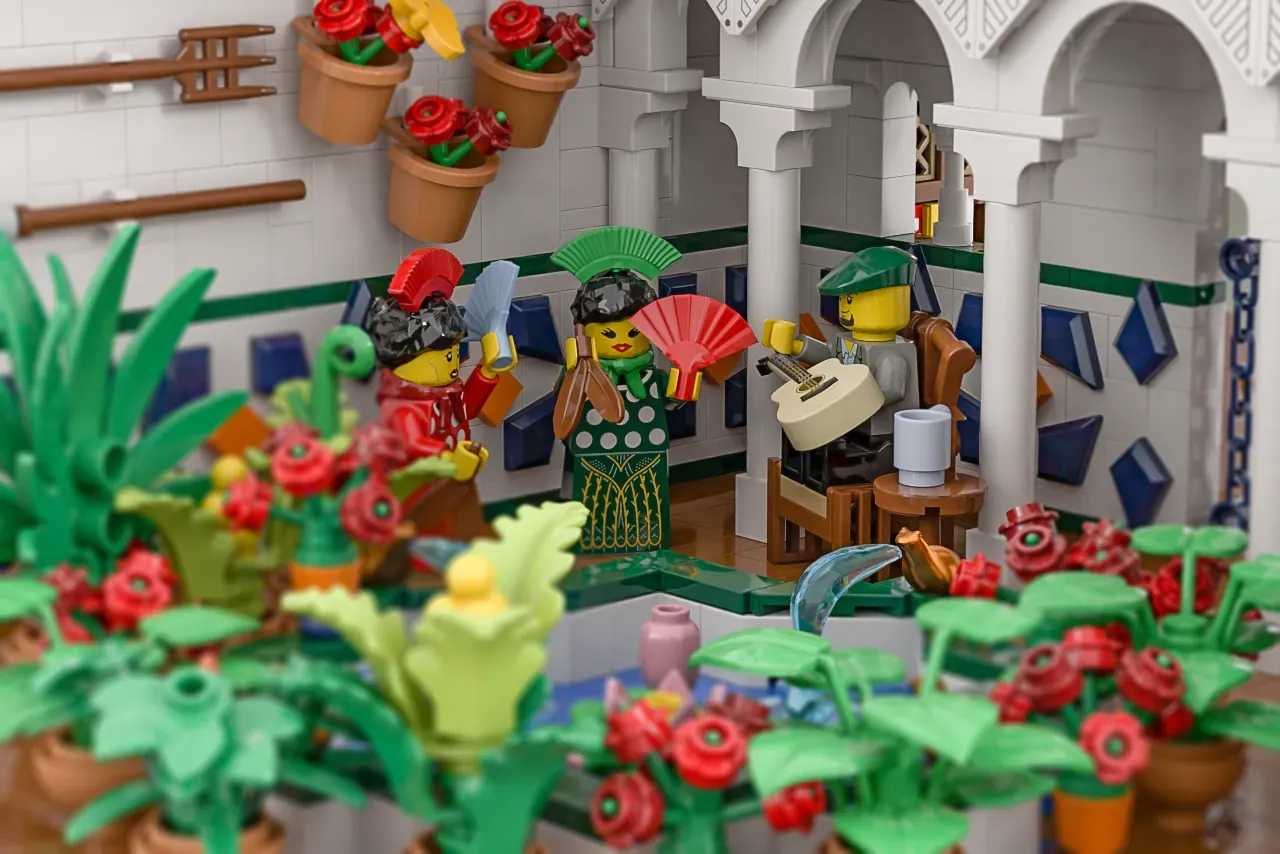 Andalusian Patio: The Flamenco Dancers. | LEGO® Ideas