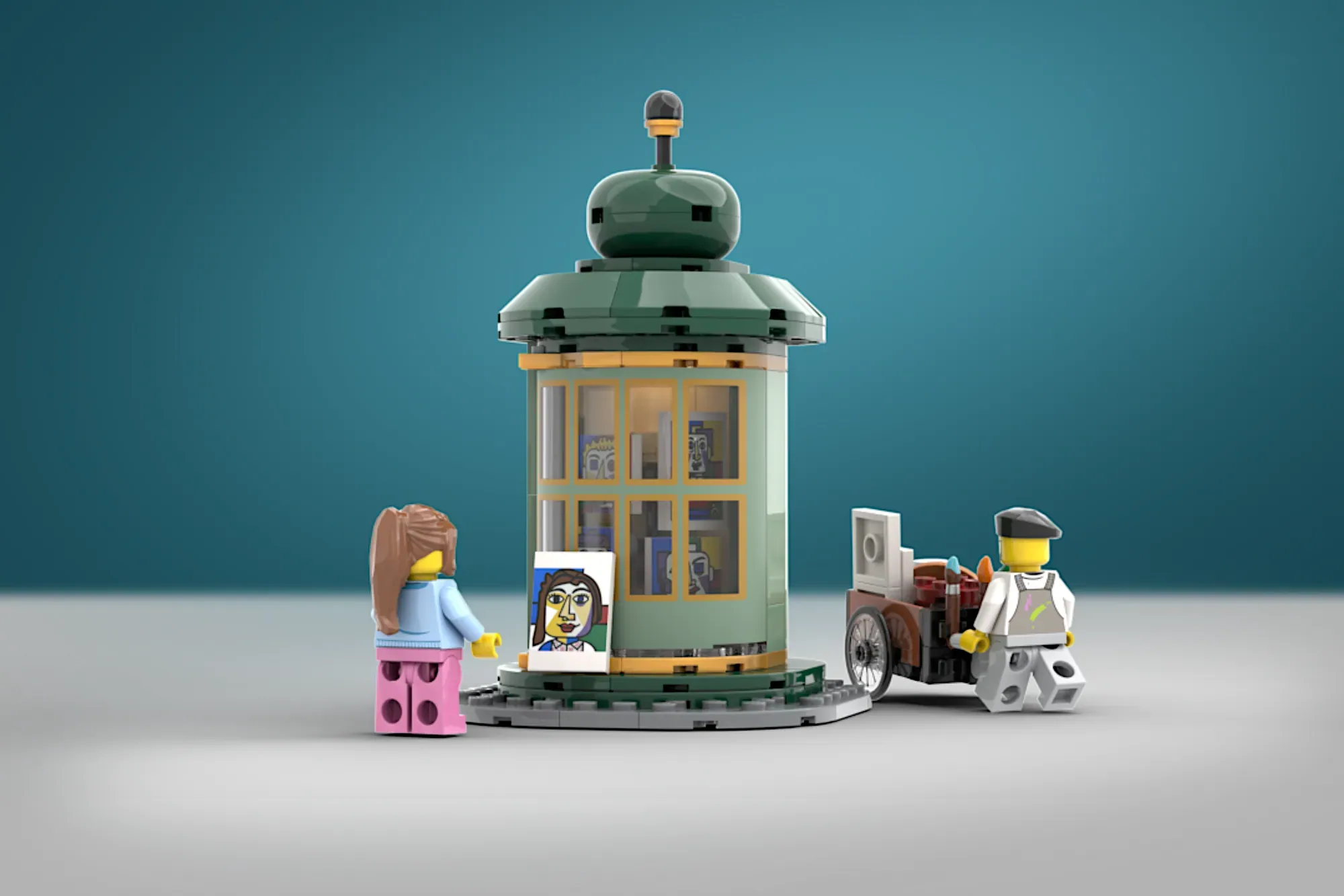The Parisian Art Pavilion | LEGO® Ideas