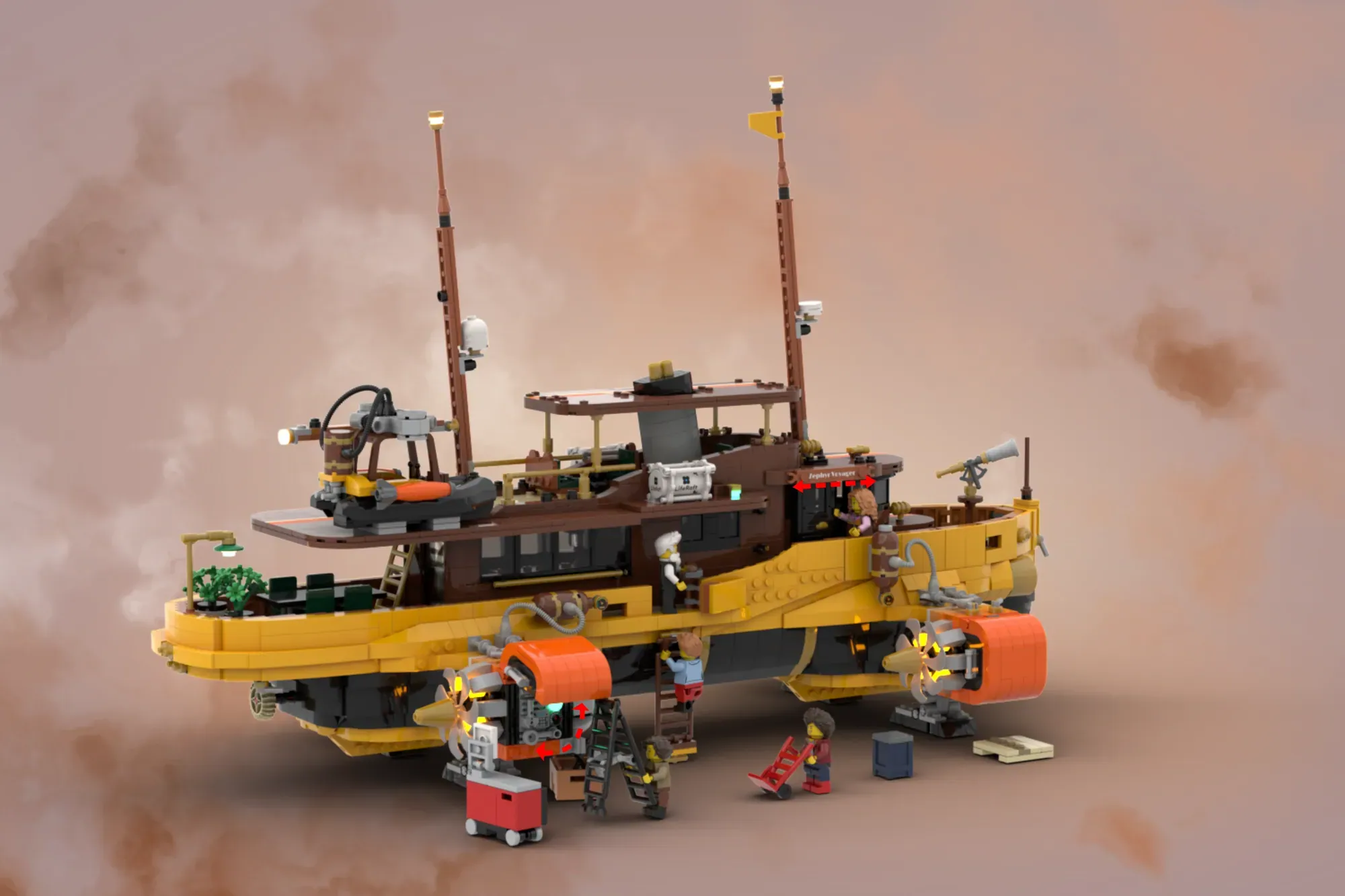 Zephyr Voyager: Chet Flybergs Amazing Airship | LEGO® Ideas