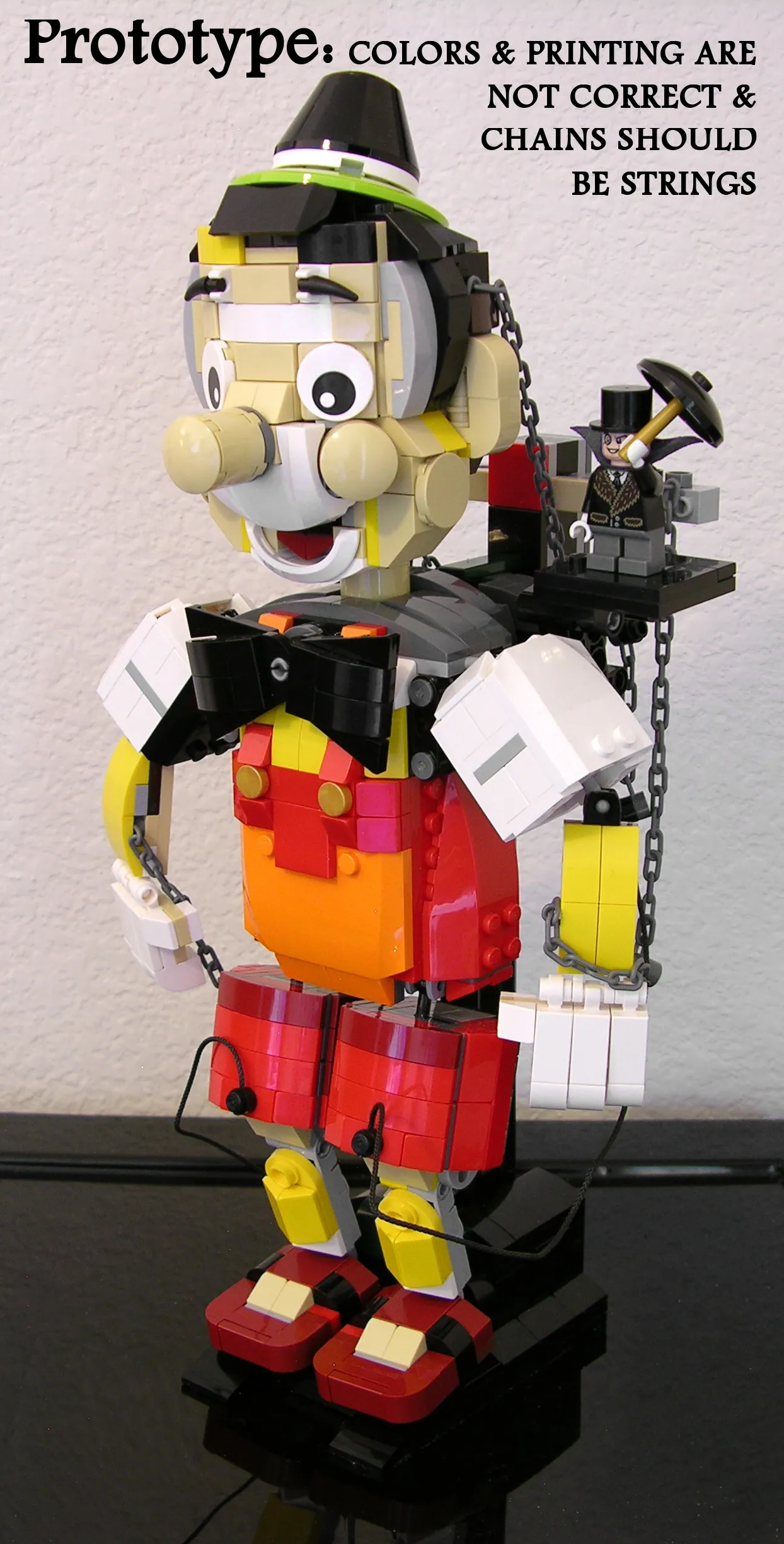 Disney's Pinocchio LEGO Marionette with Jiminy Cricket | LEGO® Ideas