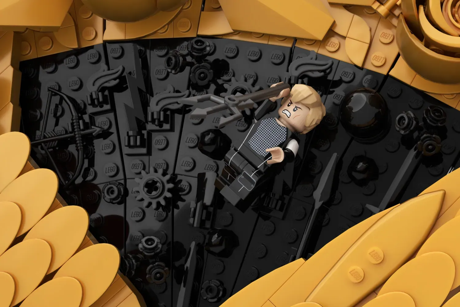The Hunger Games Mockingjay Wall Art | LEGO® Ideas