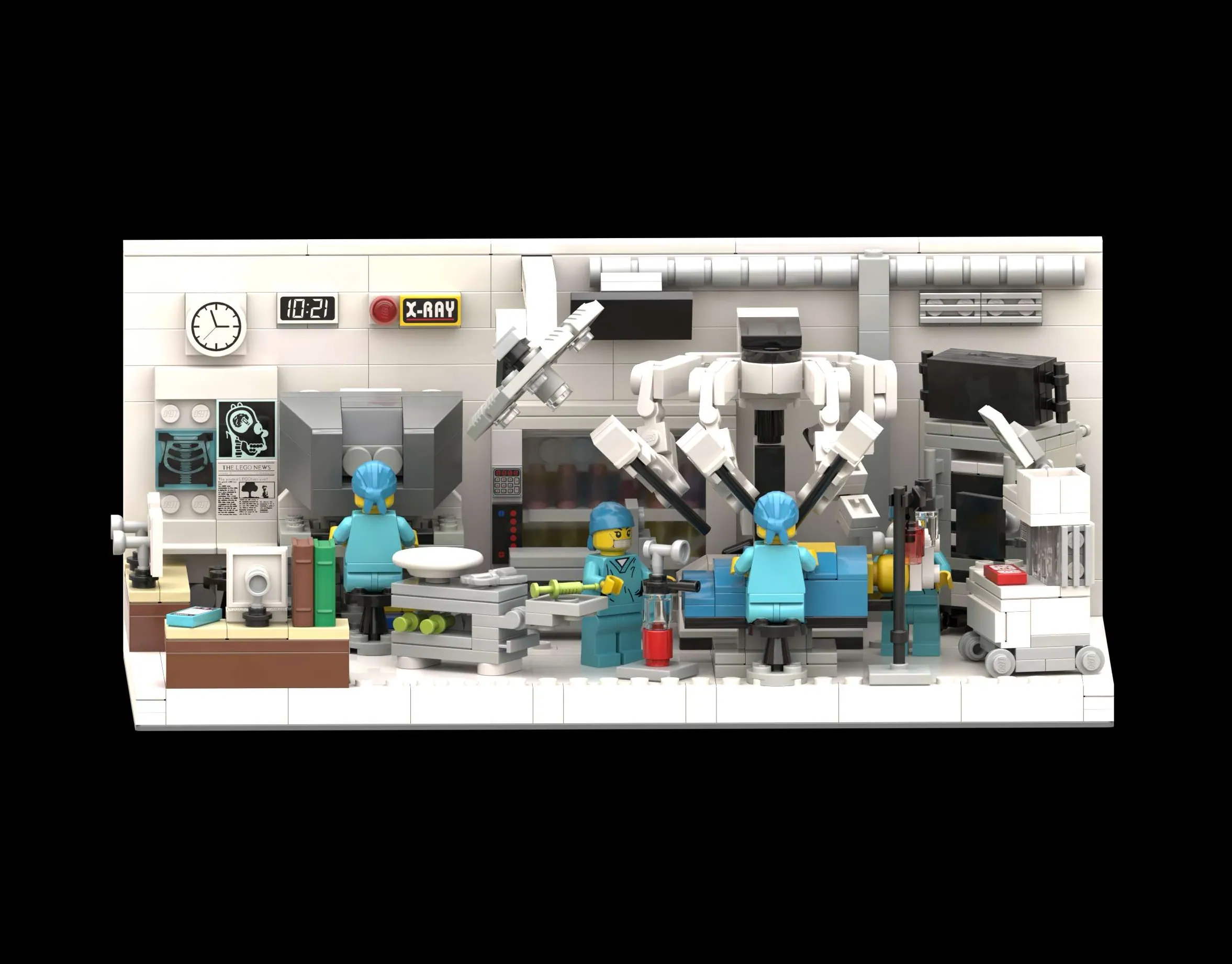 Contemporary Surgery Theatre - Da Vinci Robotic Surgical System | LEGO ...