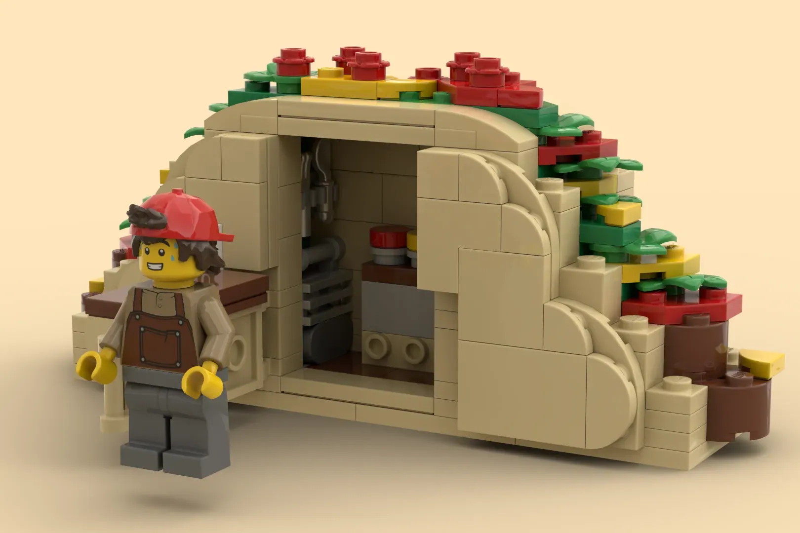 The Downtown Taco Stall | LEGO® Ideas