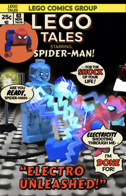 Spider Man Electro Comic Book