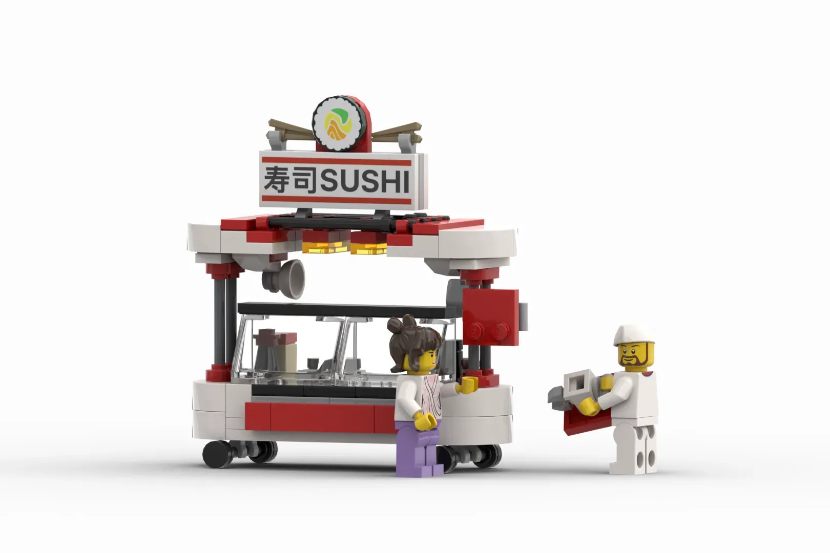 Modern Sushi Cart | LEGO® Ideas