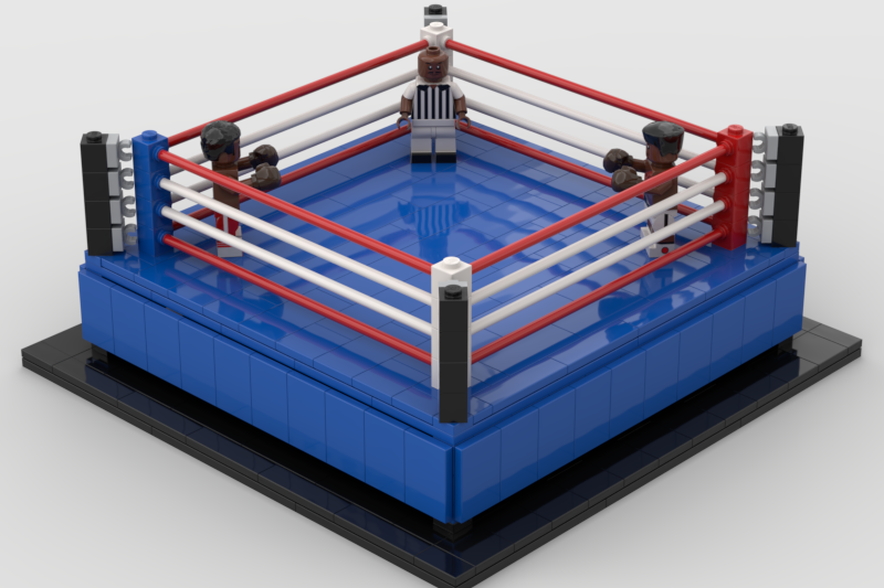 Boxing Arena In Lego