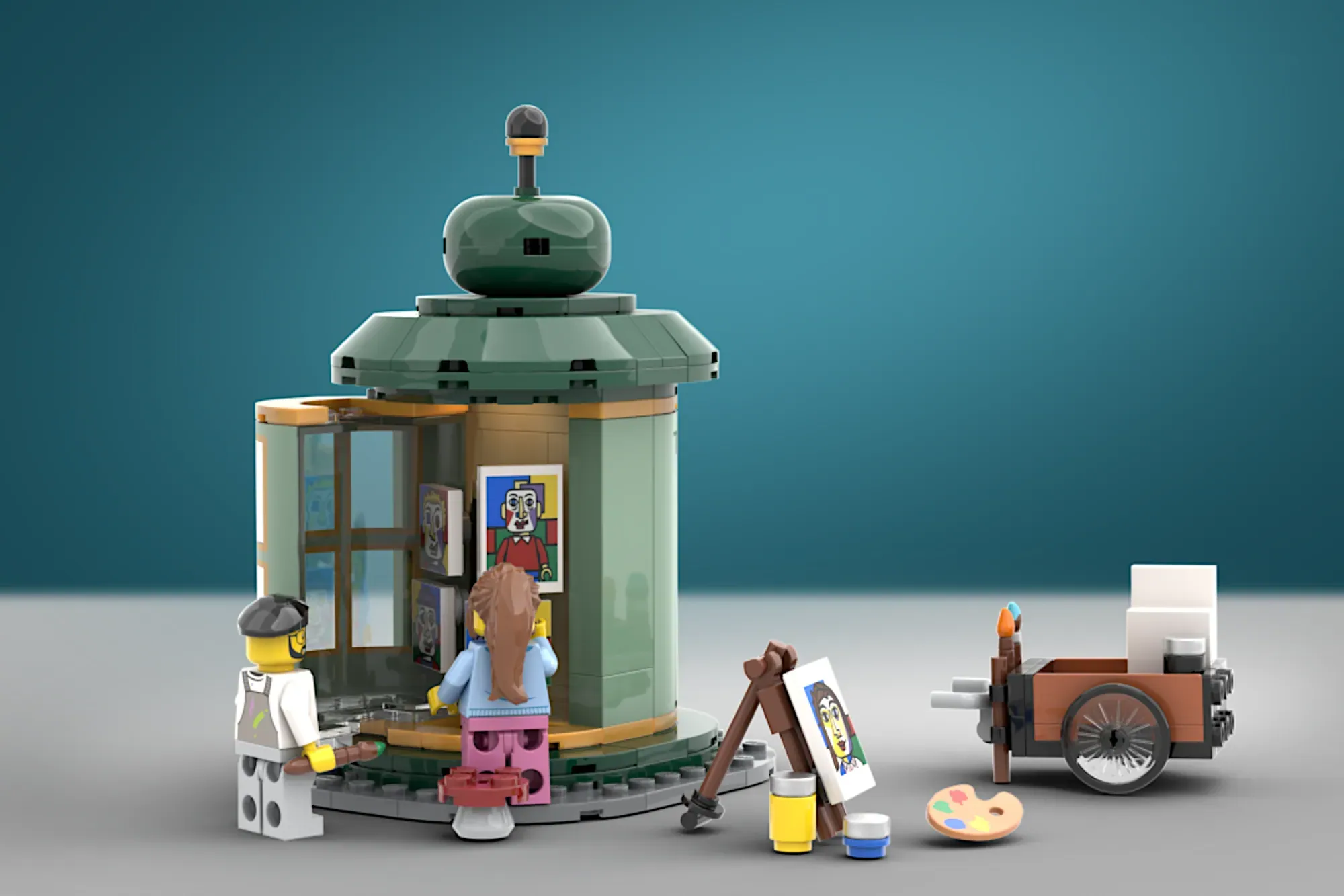 The Parisian Art Pavilion | LEGO® Ideas