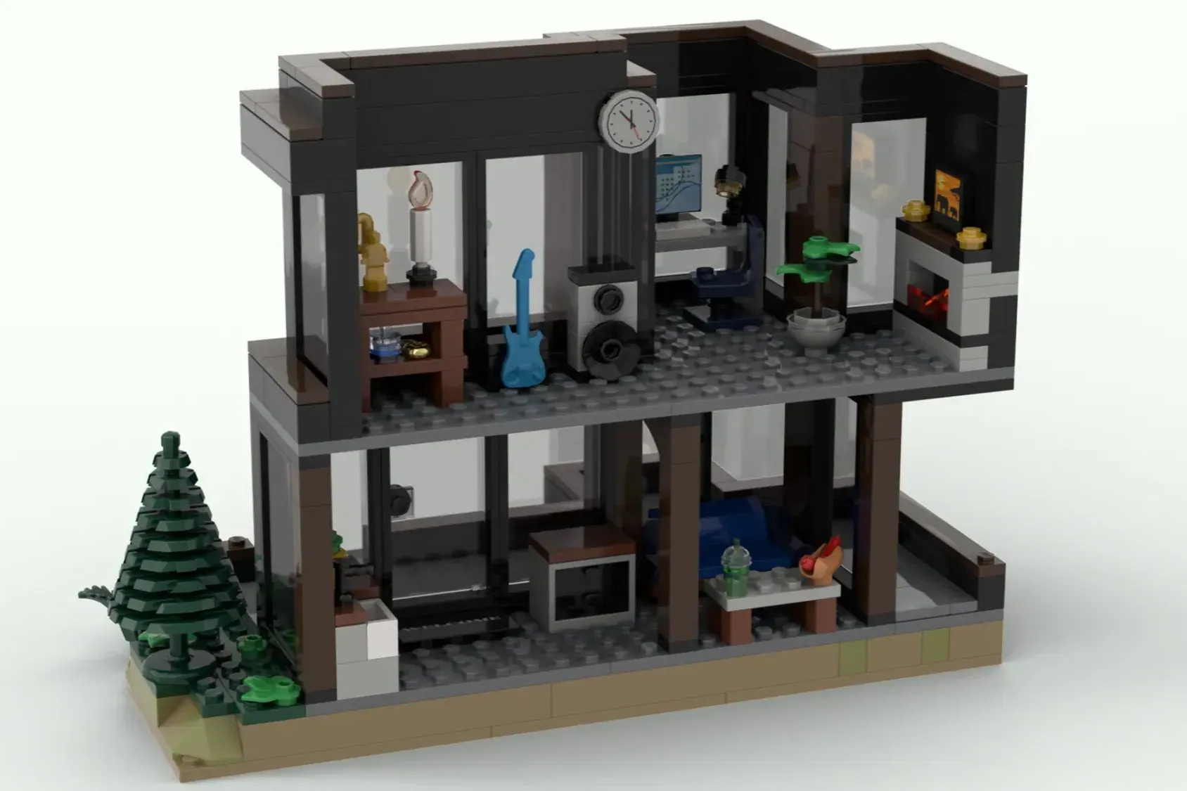 Modern House in the Forest | LEGO® Ideas