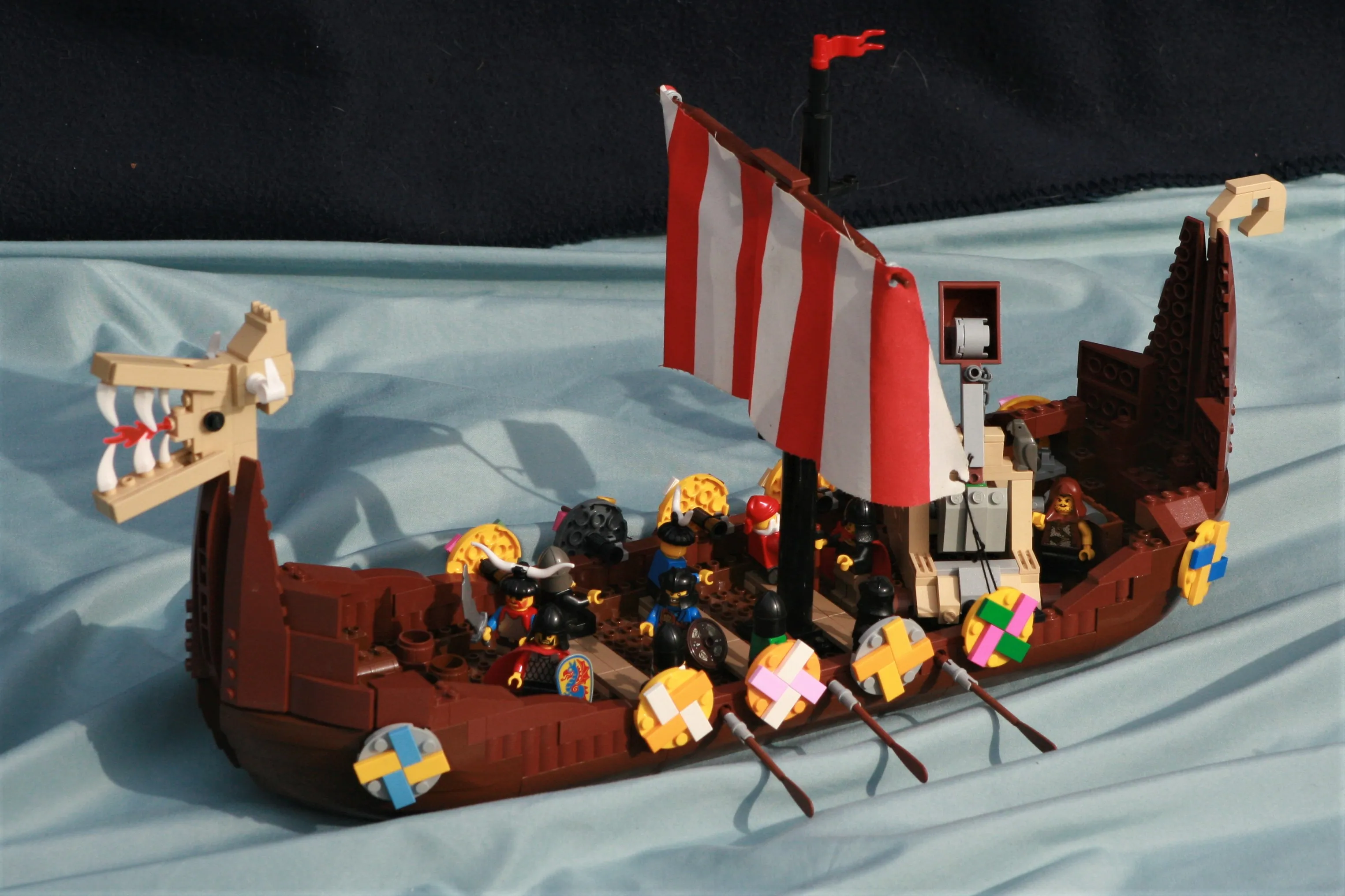 Viking Longship with Working Catapult | LEGO® Ideas