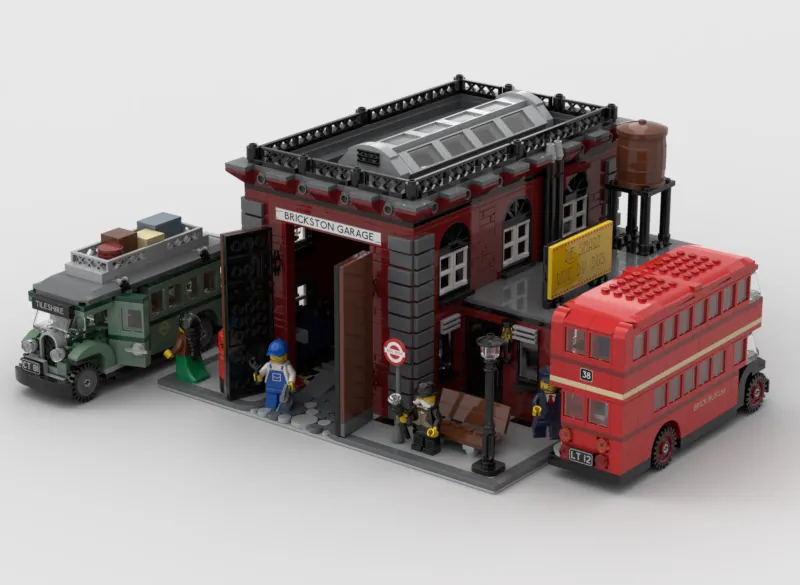 Vintage Bus Garage | LEGO® Ideas