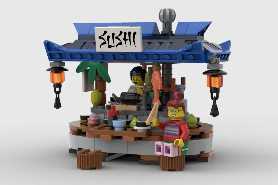 Sushi Stand With Conveyor Belt | LEGO® Ideas