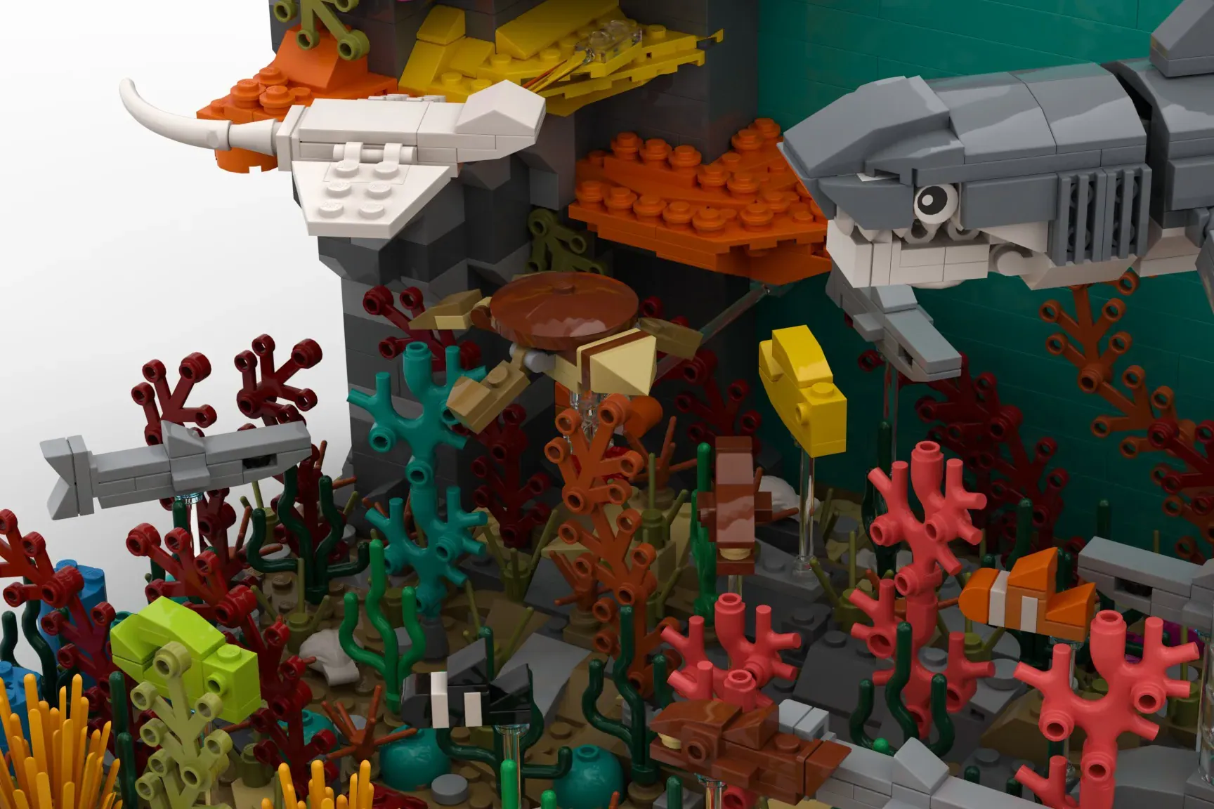 The Coral Reef Ecosystem | LEGO® Ideas
