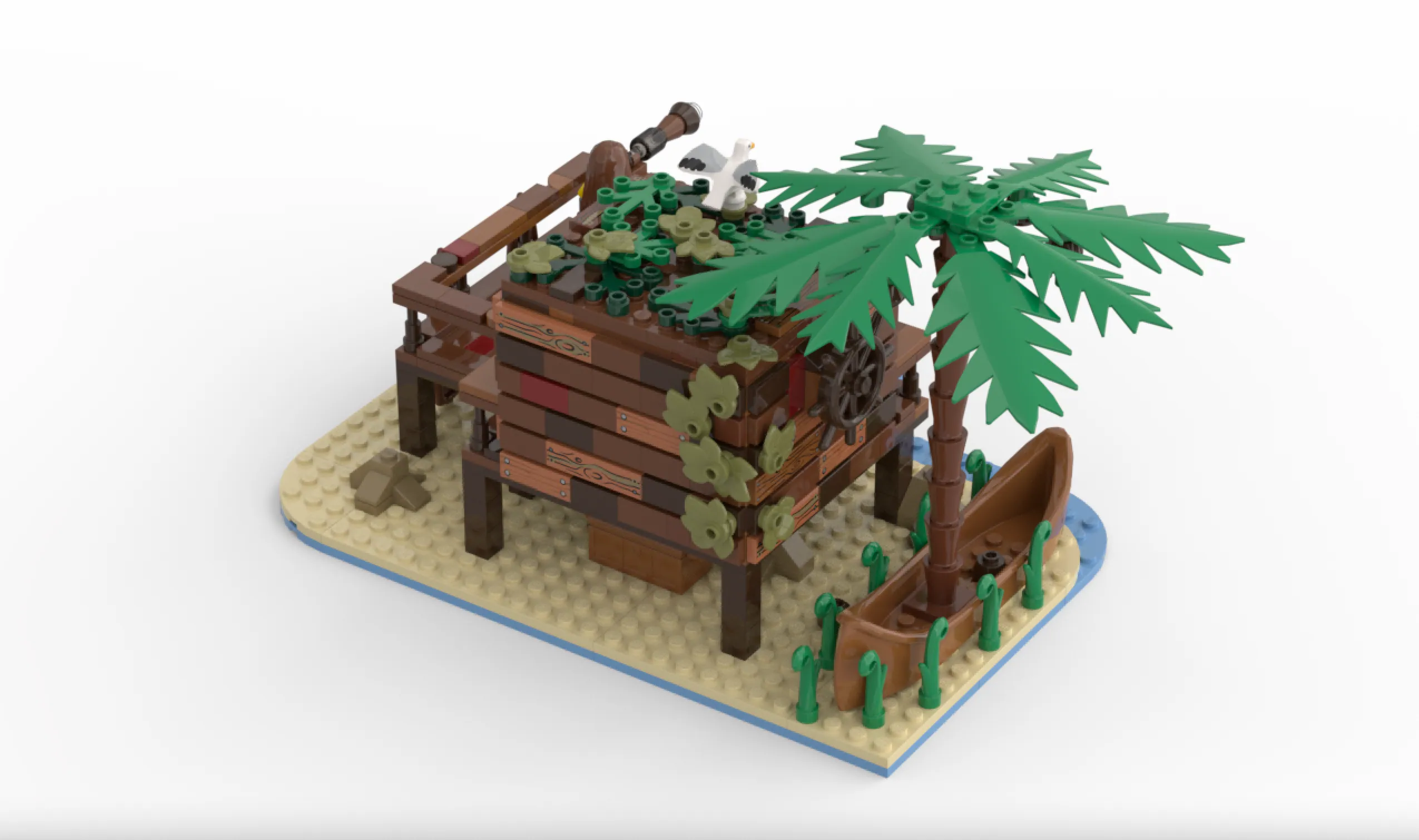 The Castaway Pirate's Shack | LEGO® Ideas
