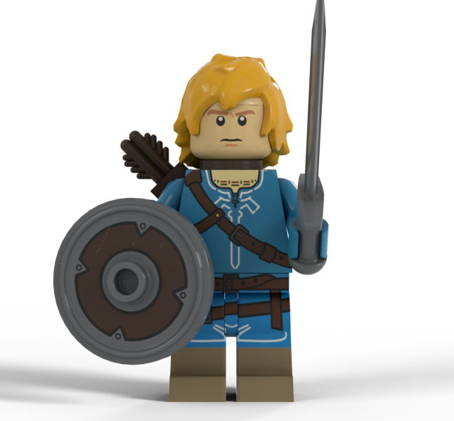 LEGO IDEAS - Link VS Guardian scout - The legend of Zelda: Breath of ...