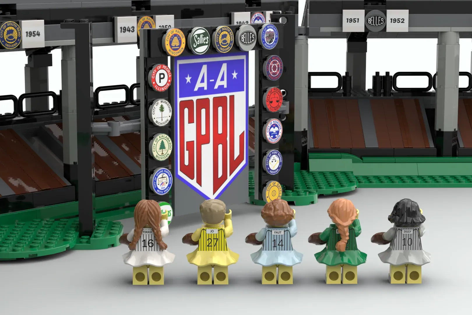 All-American Girls Professional Baseball League Stadium | LEGO® Ideas