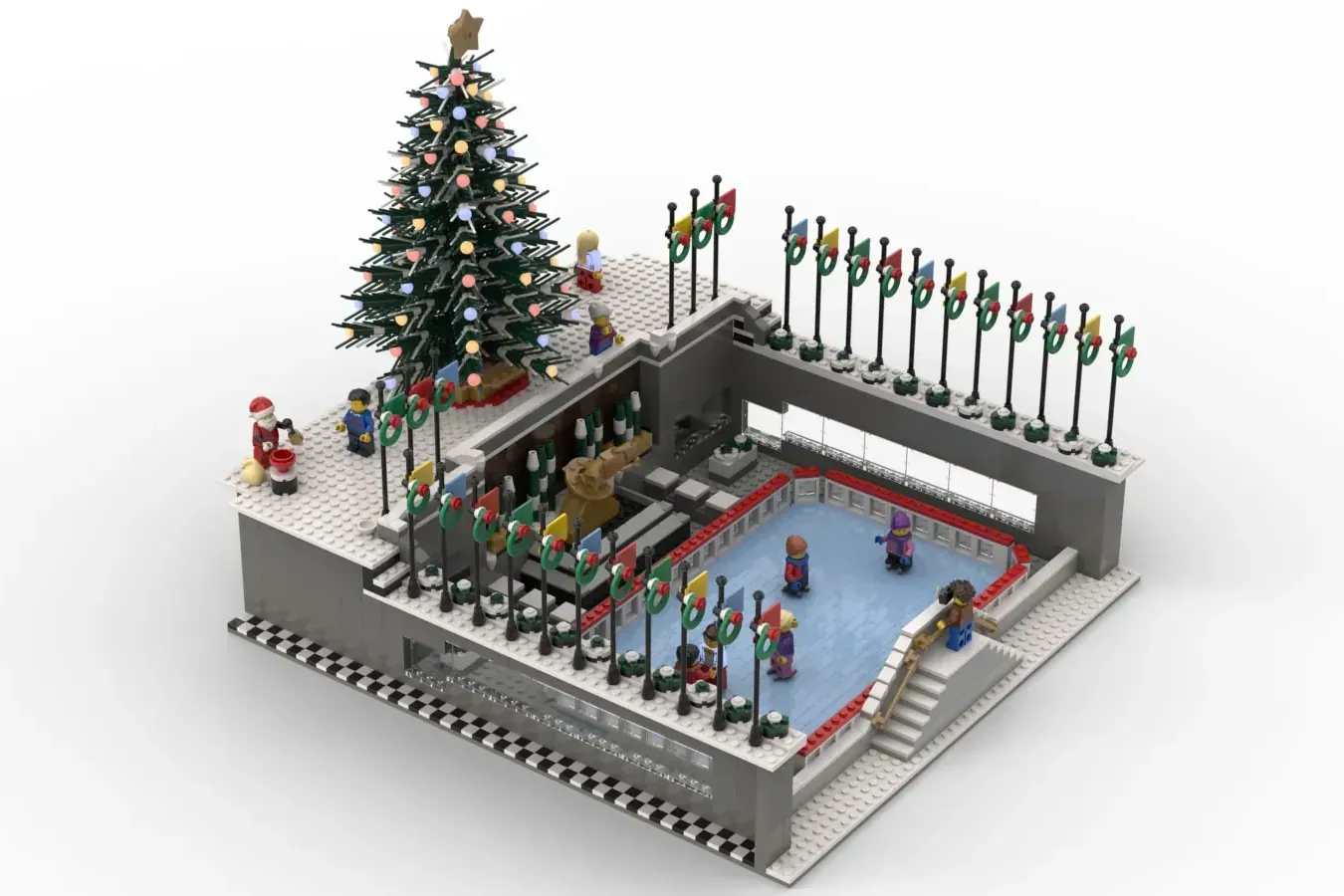 Christmas at Rockefeller Center | LEGO® Ideas
