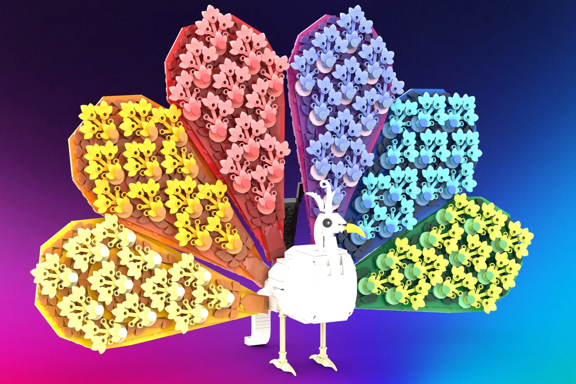 Polly the NBC Peacock | LEGO® Ideas