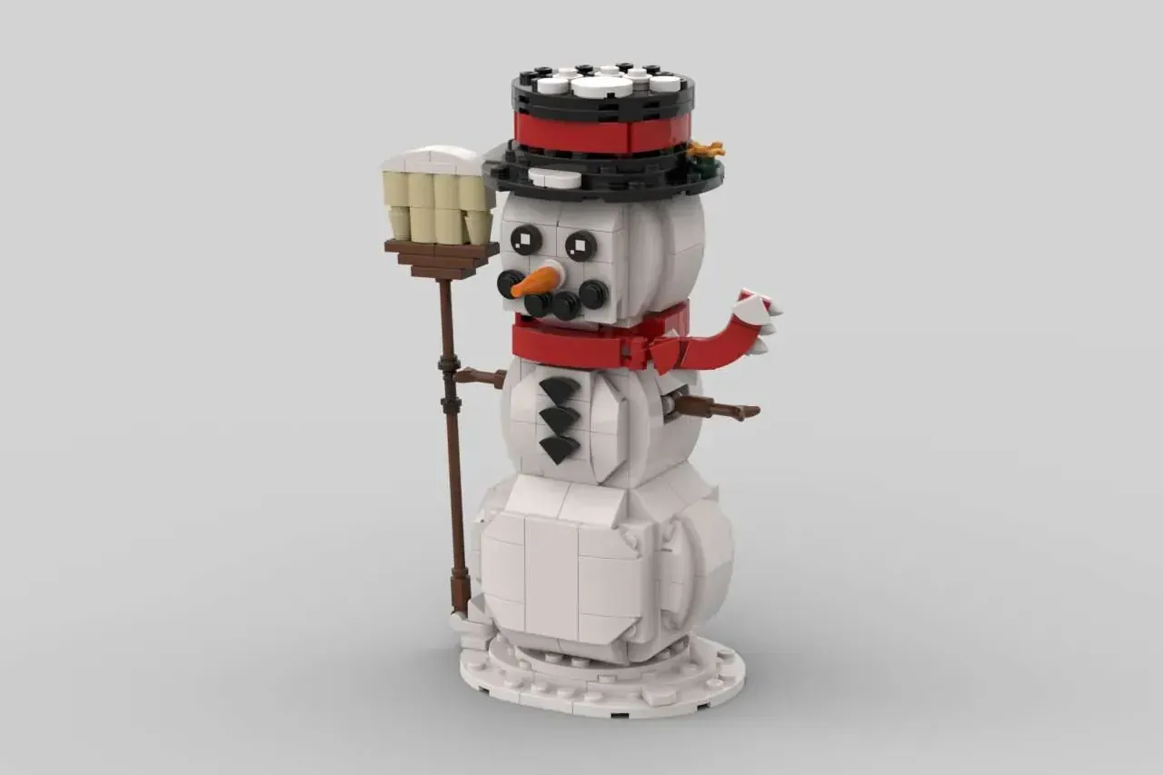 Snowman With Hat and Broom | LEGO® Ideas