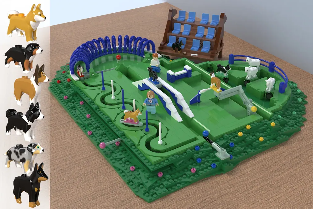 LEGO IDEAS - Dogs' Fun Park - Playable Dog Run