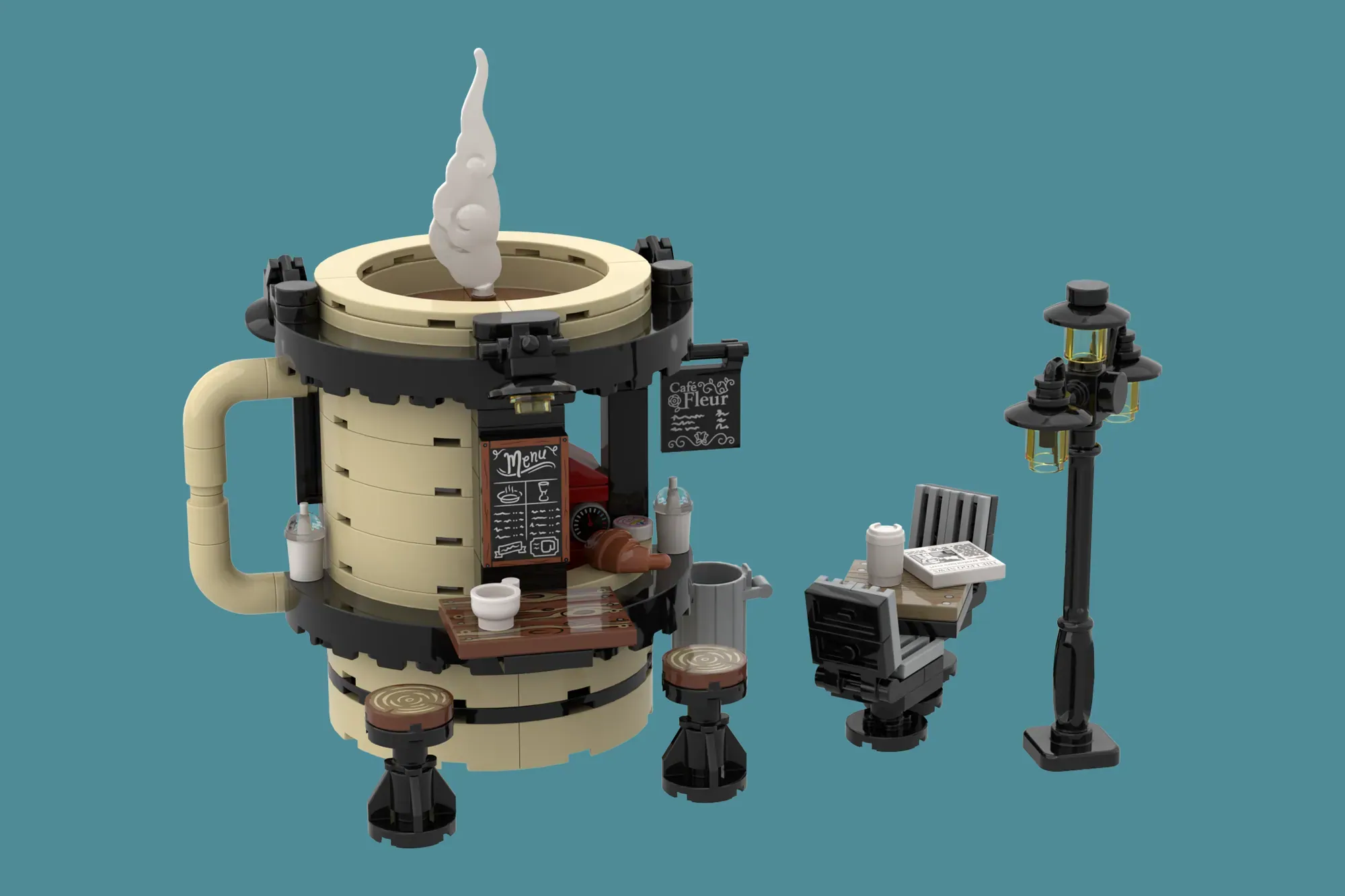 Cup Street Coffee Shop | LEGO® Ideas