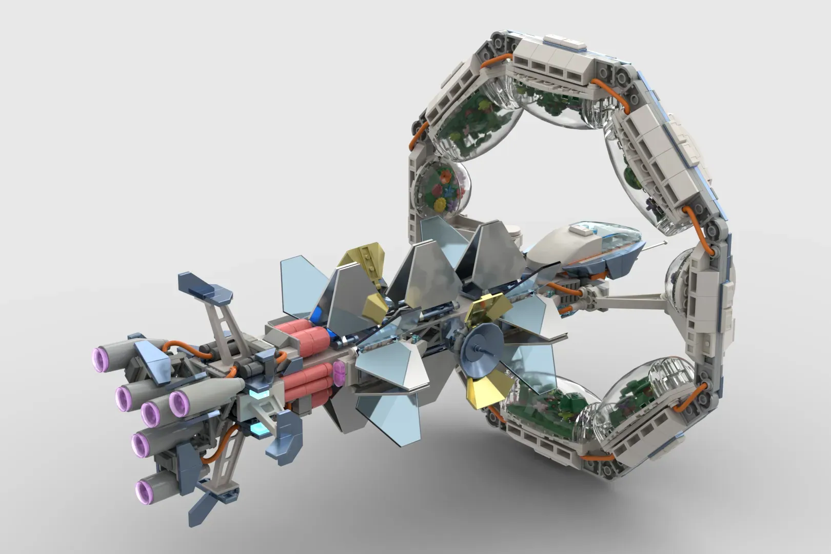 The Ark - A Solarpunk Starship | LEGO® Ideas