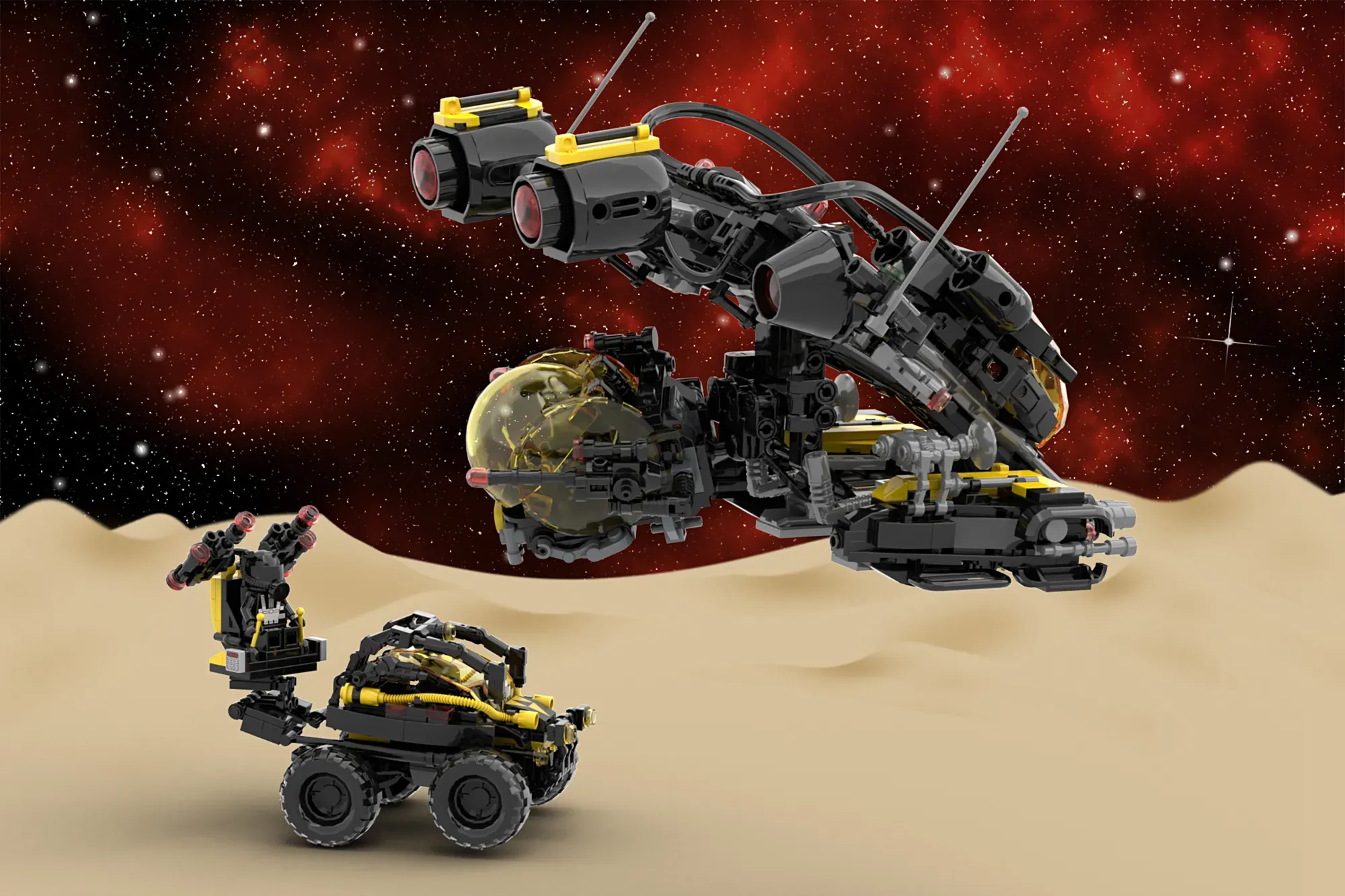 Stealth-Infiltrator, Neo-Blacktron | LEGO® Ideas