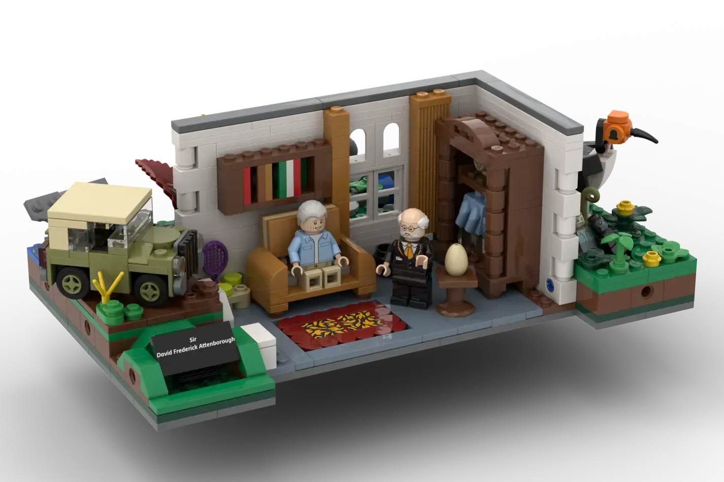 A Tribute to a Living Legend: David Attenborough | LEGO® Ideas
