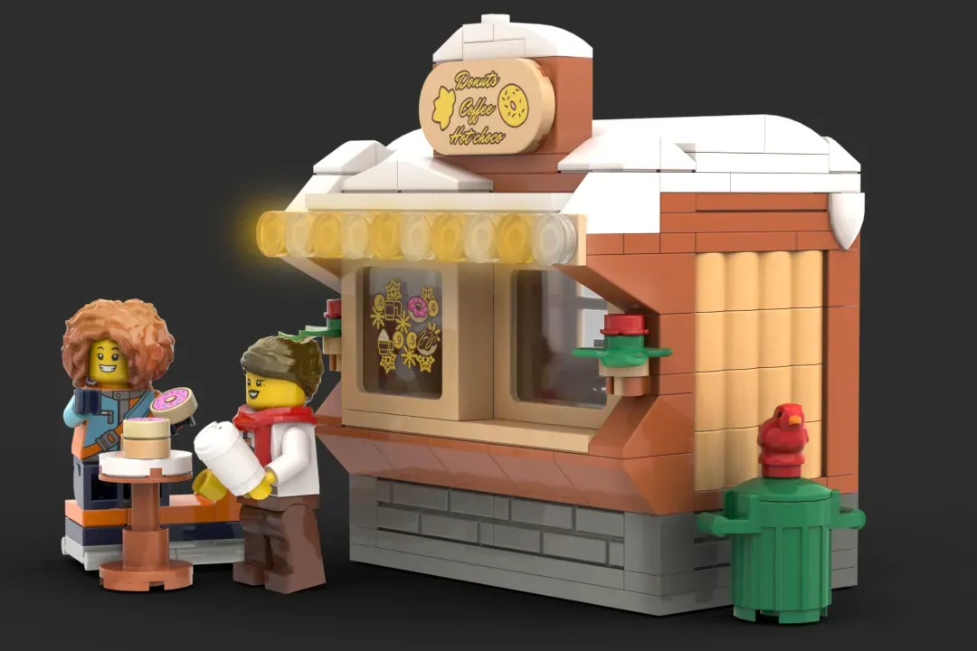 Winter Donuts Stall | LEGO® Ideas